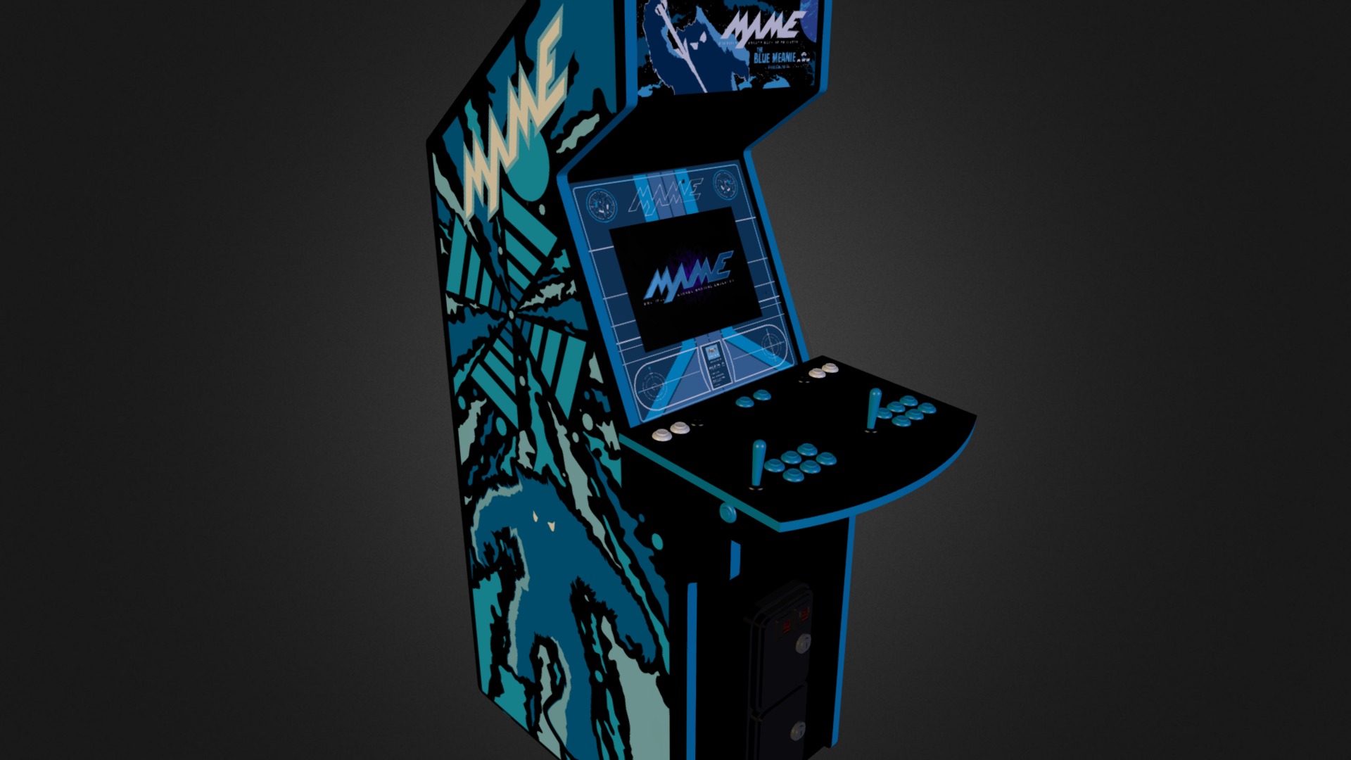MAME Arcade Machine - 3D model by philnolan3d [kahU6w6] - Sketchfab