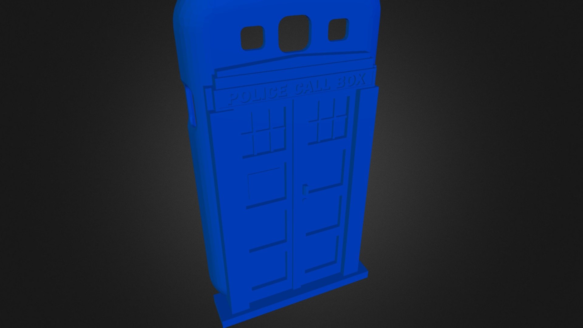 Tardis_Case.STL - 3D model by cmdigital [kjP4c8i] - Sketchfab