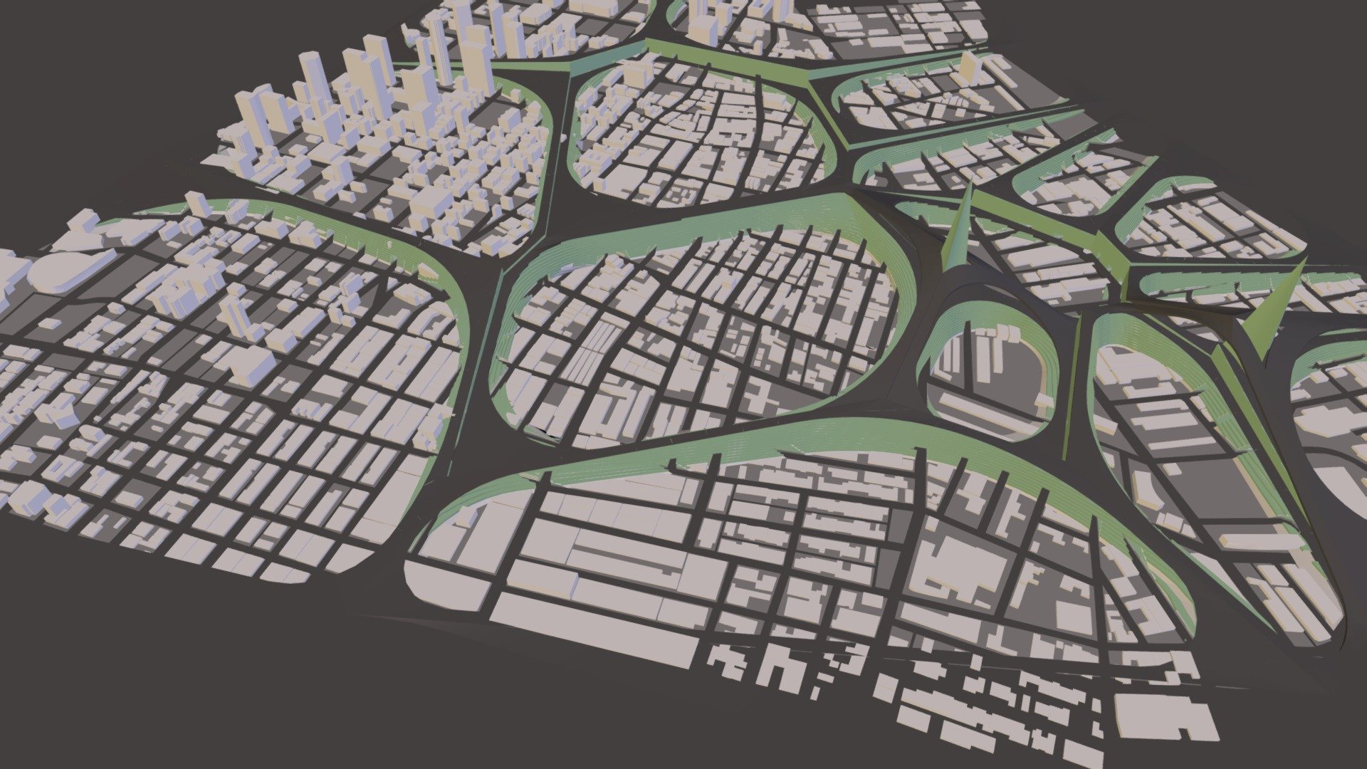 City Model - 3D model by dsx_453 [l2hsr57] - Sketchfab