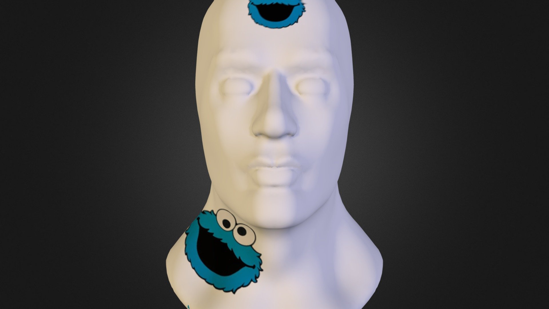 cookie on head - 3D model by DiosdadoMolina [lBcwo0a] - Sketchfab