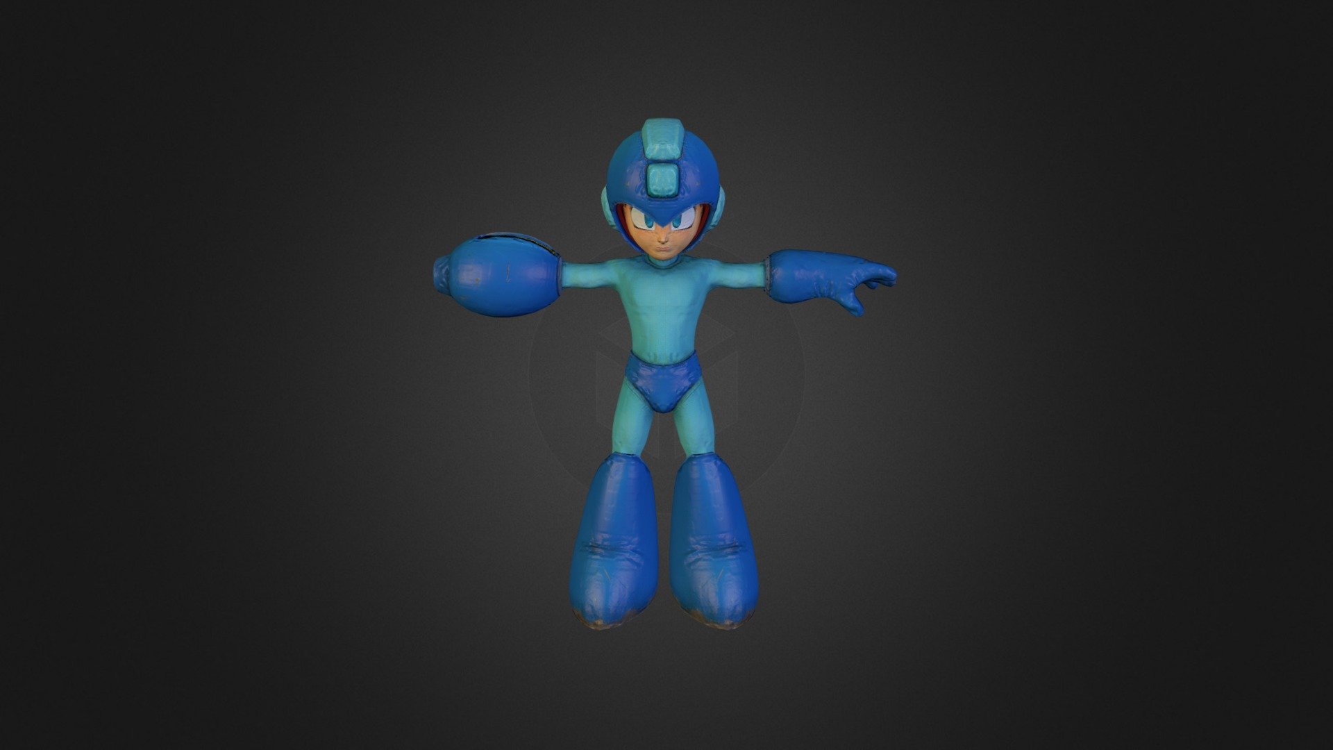 Megaman - 3D model by fernandomulv [lN8ctEV] - Sketchfab