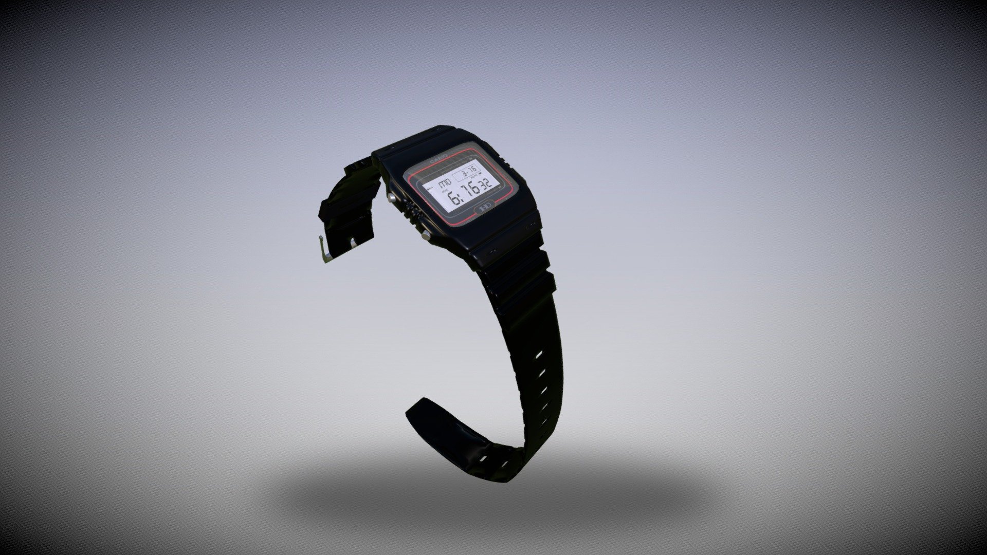 Watch Casio - 3D model by JuanG3D [lR8Q54t] - Sketchfab