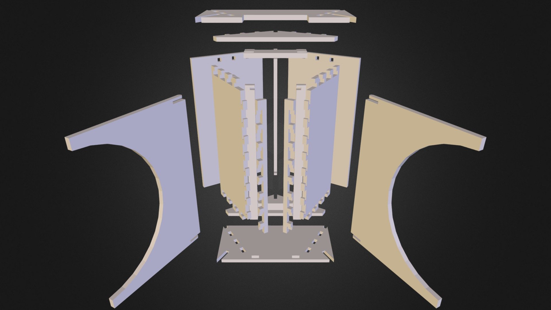 Whole_Locking_Hive_Exploded_001.stl - 3D model by AaronMakaruk [lnBqGKI ...