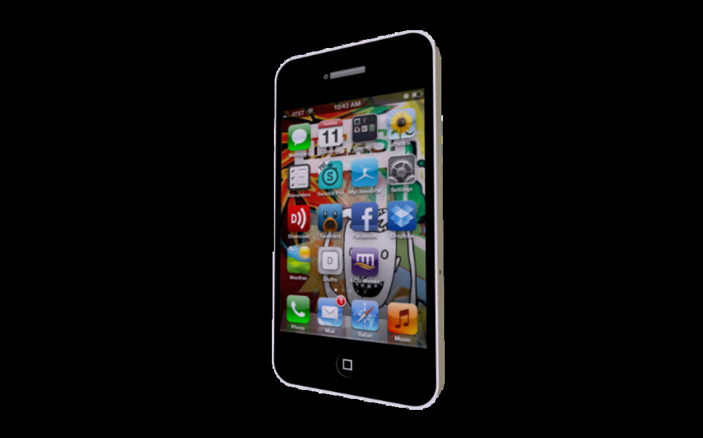 iPhone 4S - 3D model by mitch [lqXgPh6] - Sketchfab