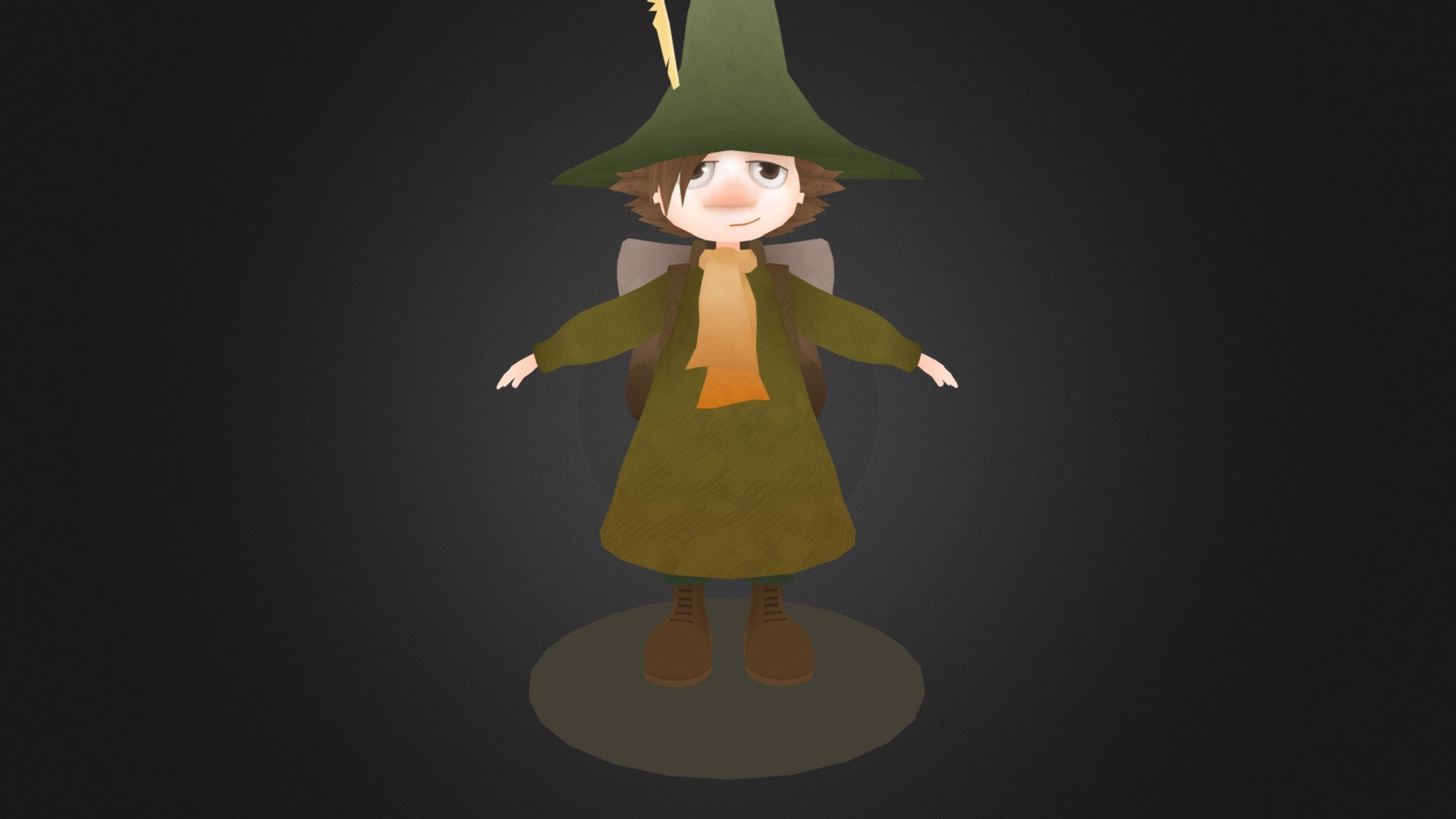 Snufkin - 3D model by Jack Hamilton (@JackHamilton) [lqtggyf] - Sketchfab