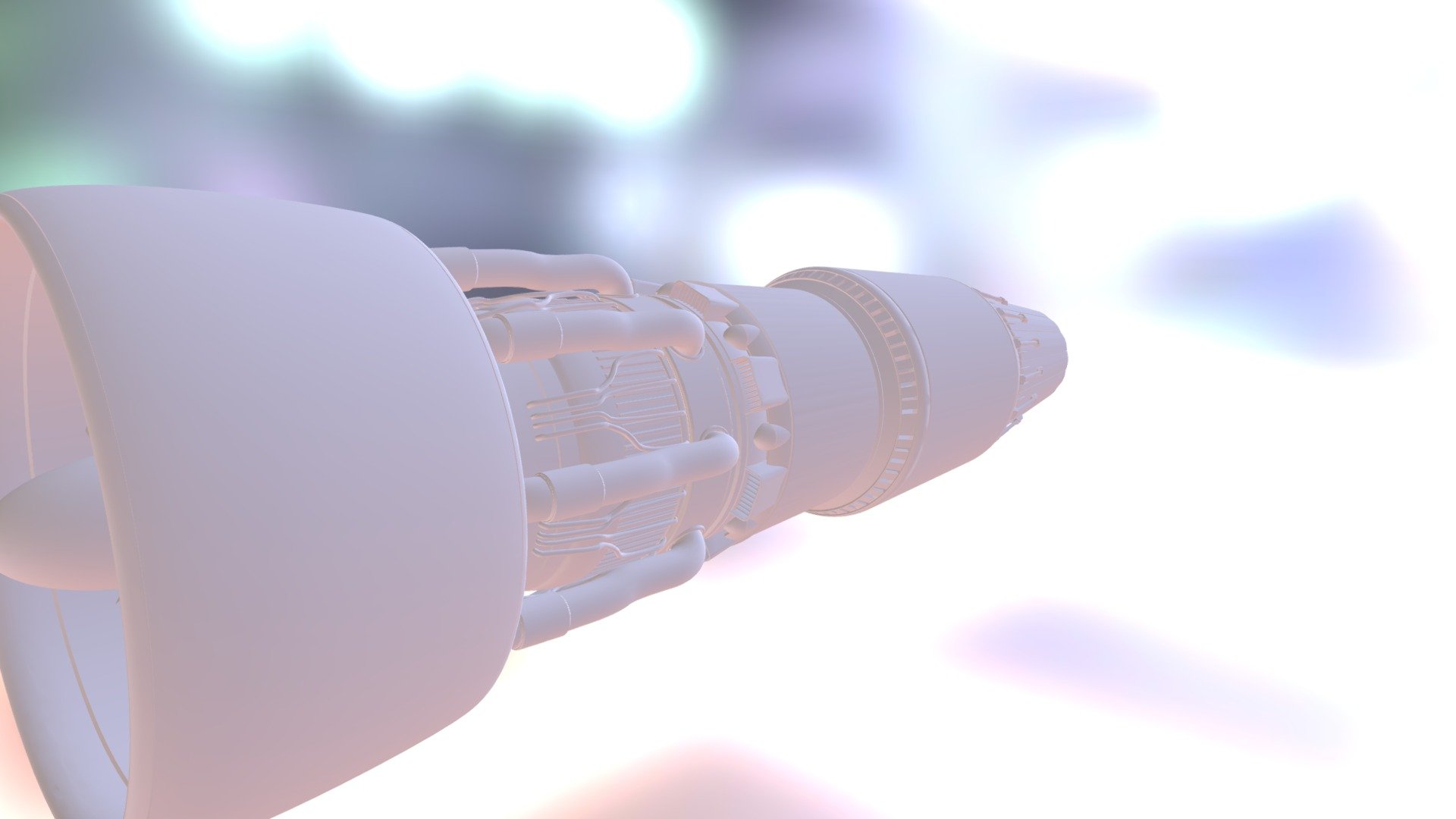 Jet Turbine Engine - 3D model by West Beyer (@3rdAxis) [lupoJBU ...