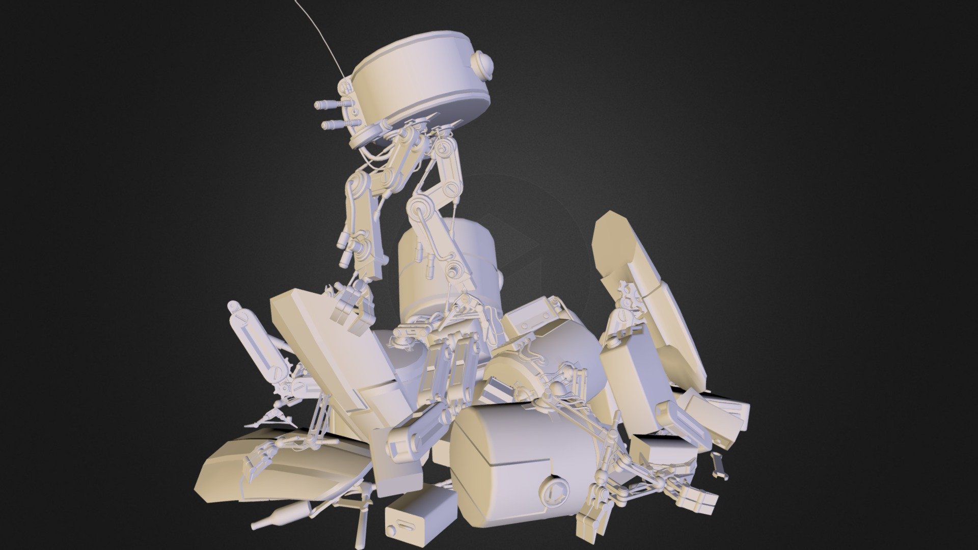 junkyard.obj - 3D model by StephenGibson [mRQ16De] - Sketchfab
