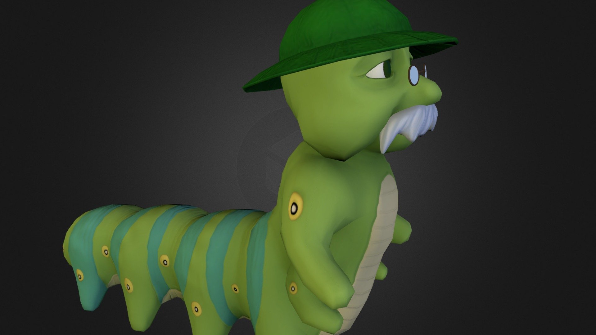 Señor Gusano - 3D model by R. Daniel Sosa (@sosa3D) [msDZjDg] - Sketchfab