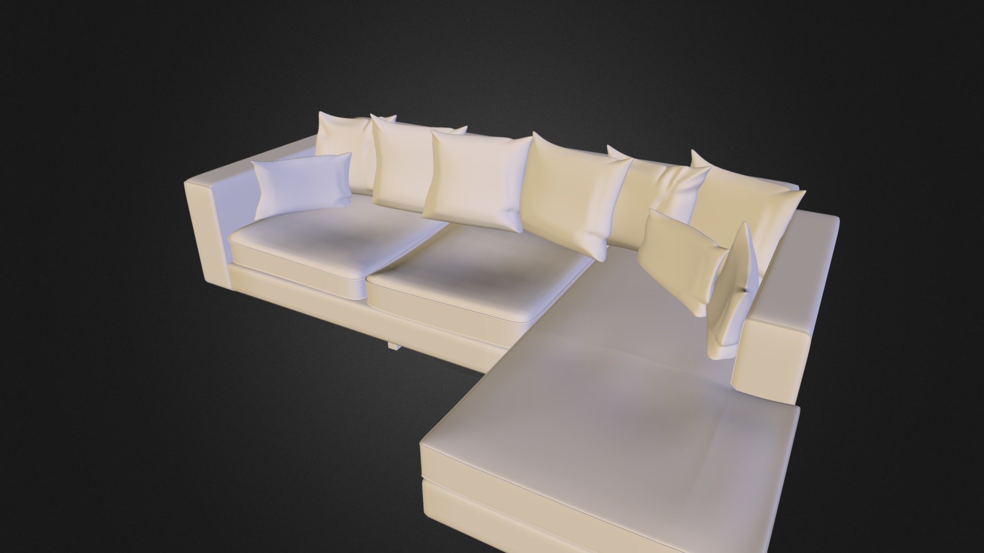 Sofa_alene.obj - 3D model by lovstrup [nTjUe0d] - Sketchfab