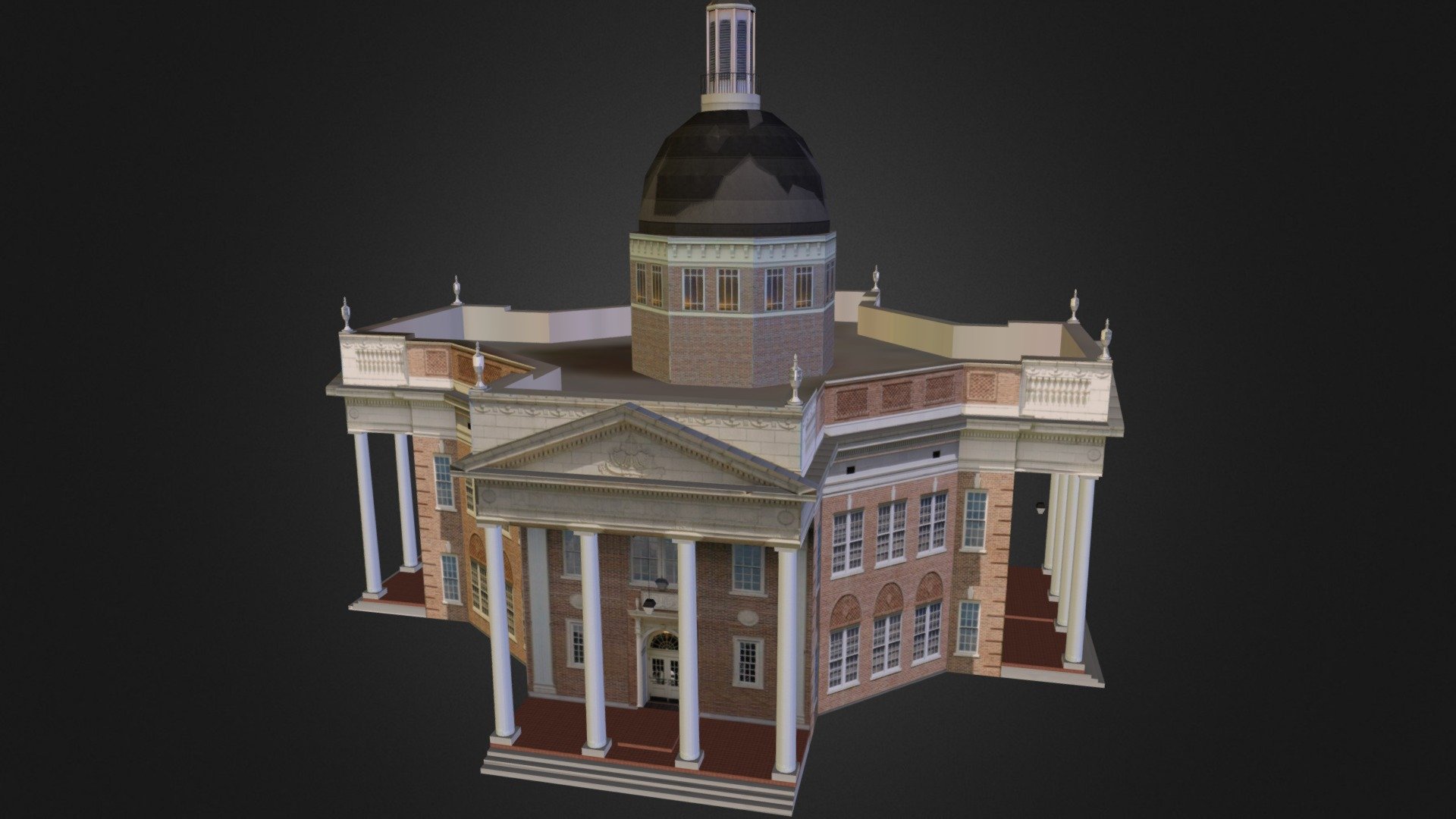USM Administration Building - 3D model by Jack Clark - JC3D Studio ...