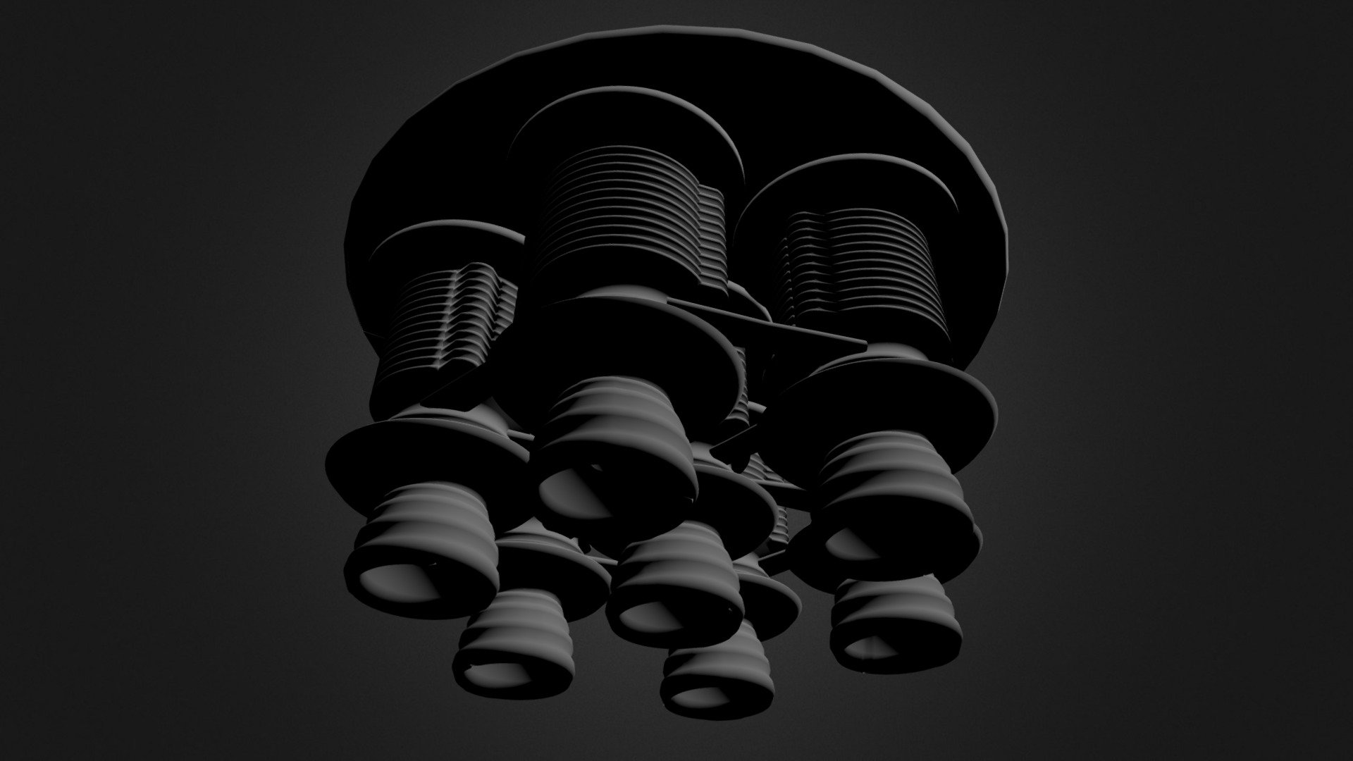 Large Hexa Plasma Engine - 3D model by Yorik (@PlanetesCorporation ...