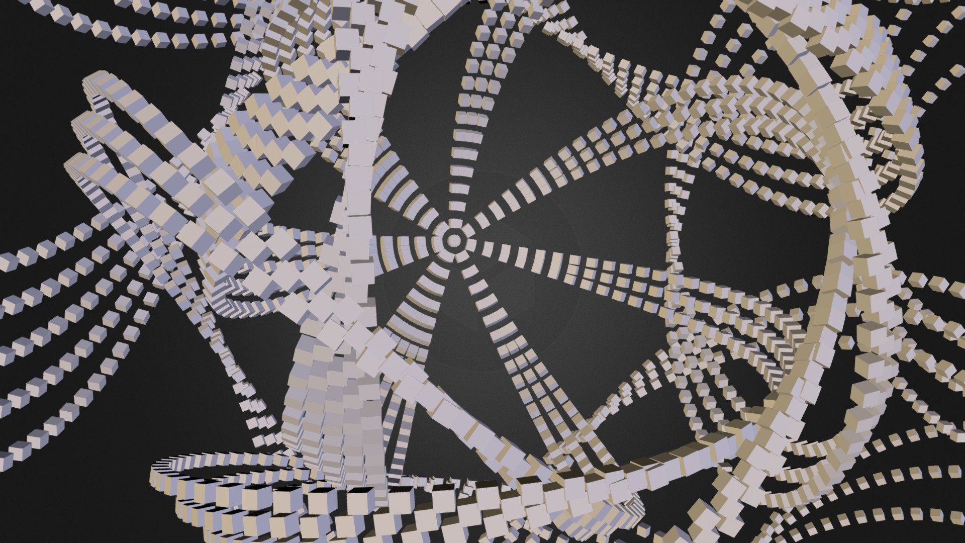 Structure Synth Generative Art - 3D model by Rodd Halstead (@roddh) [ntqquu4] - Sketchfab