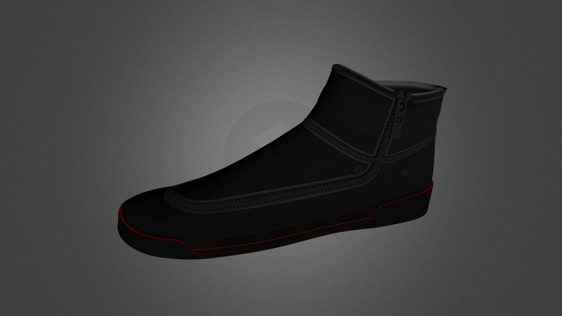 FINI Sneaker (Mid Height) - 3D model by finishoes [o58R0Kv] - Sketchfab