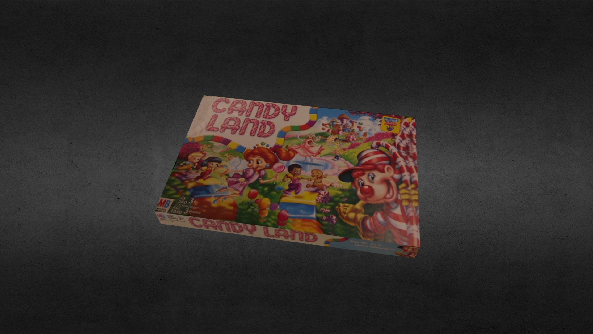 Candy Land Game Box - 3D model by blueWeekend [oO7yqfX] - Sketchfab
