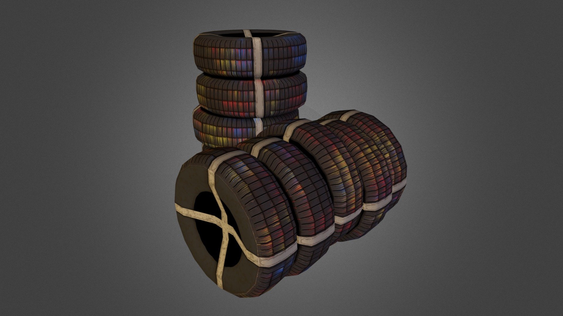 Tyre Stack - 3D model by Alex Grubba (@alexgrubba) [omHCVhm] - Sketchfab