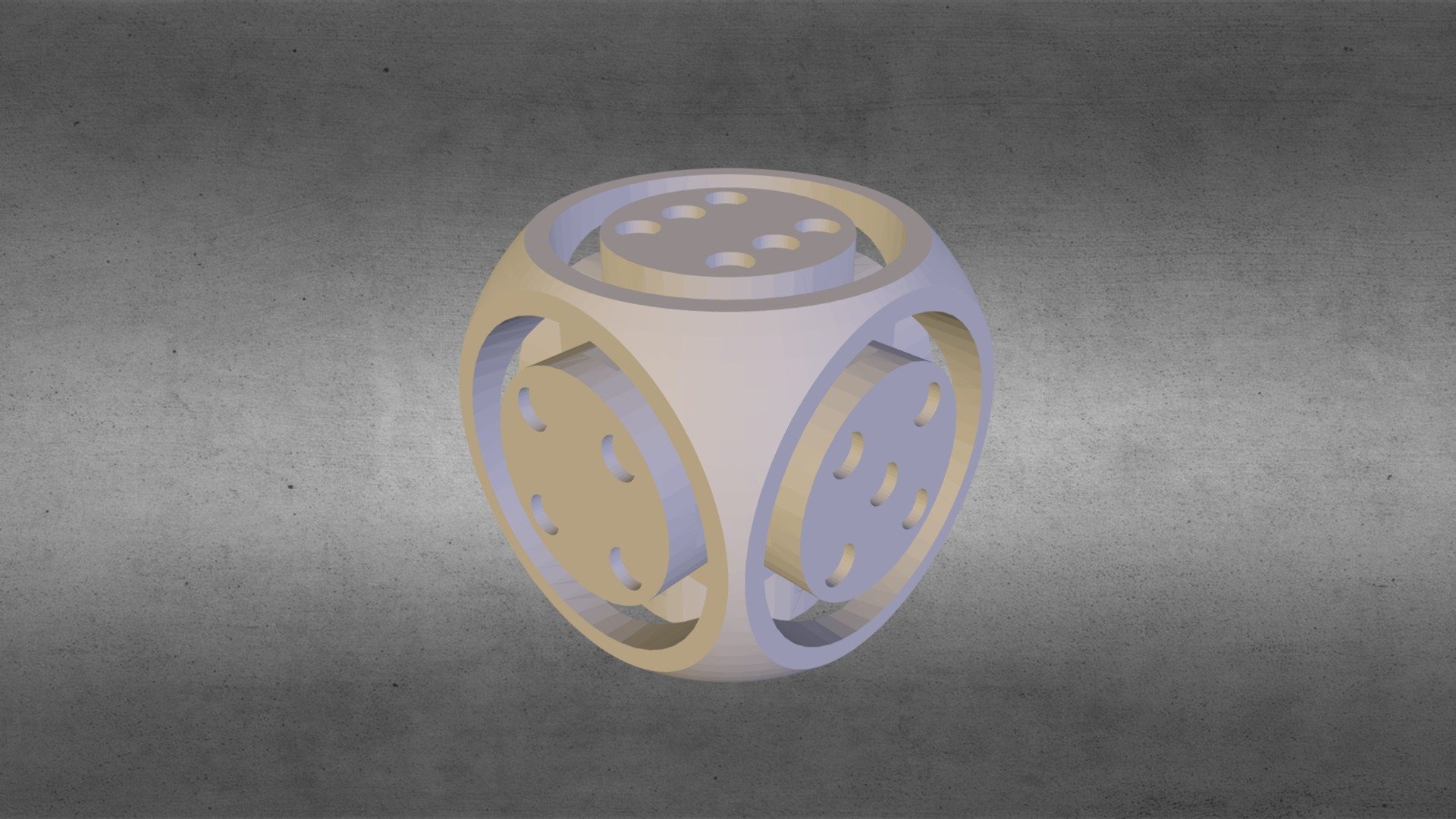 d6 Floating.STL - 3D model by slykly1 [oojxcue] - Sketchfab