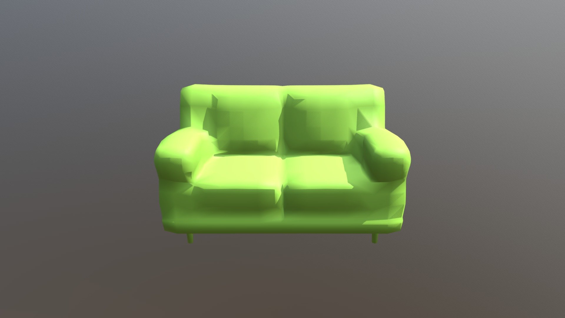 A simple couch - 3D model by NeilColeman [p6BEdlV] - Sketchfab