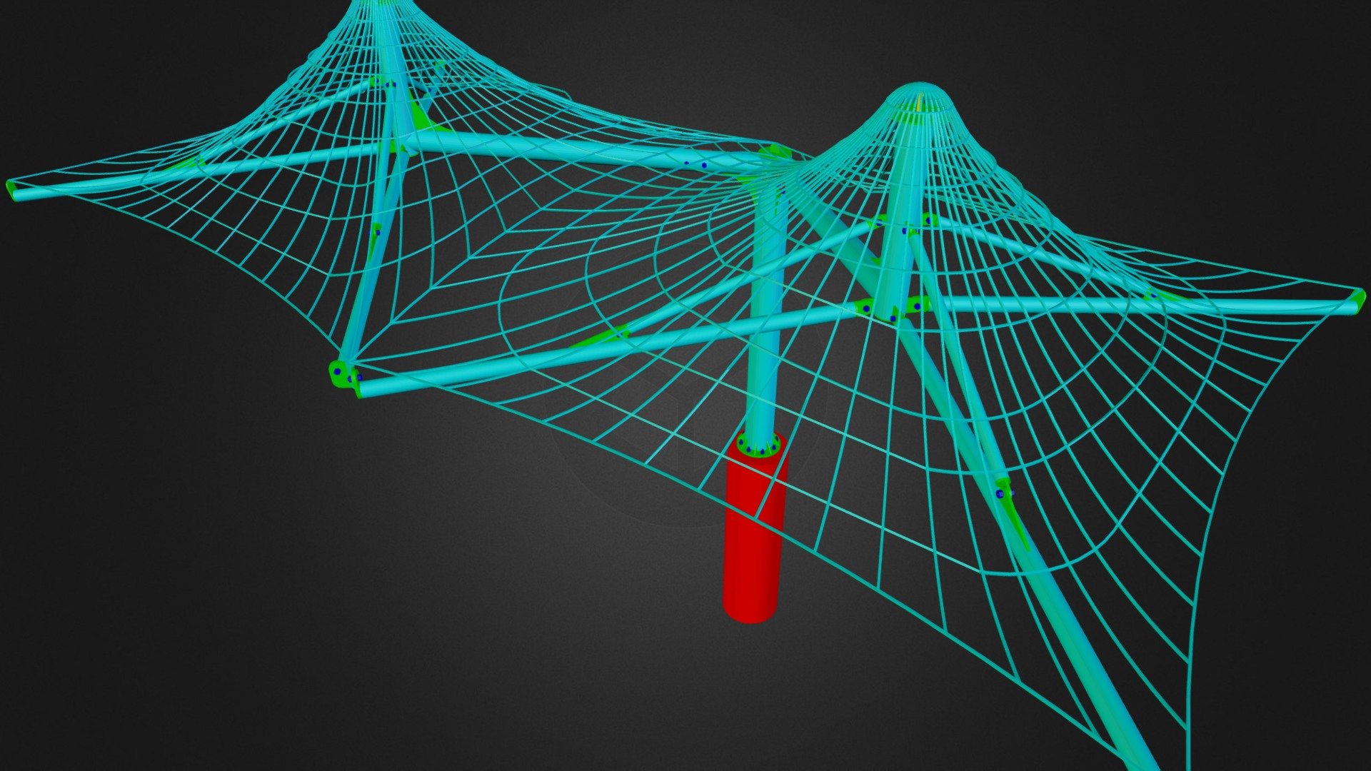 Shade Structure.3ds - 3D model by INNOVATUZ (@AlbertAlvez) [pNidNtI ...