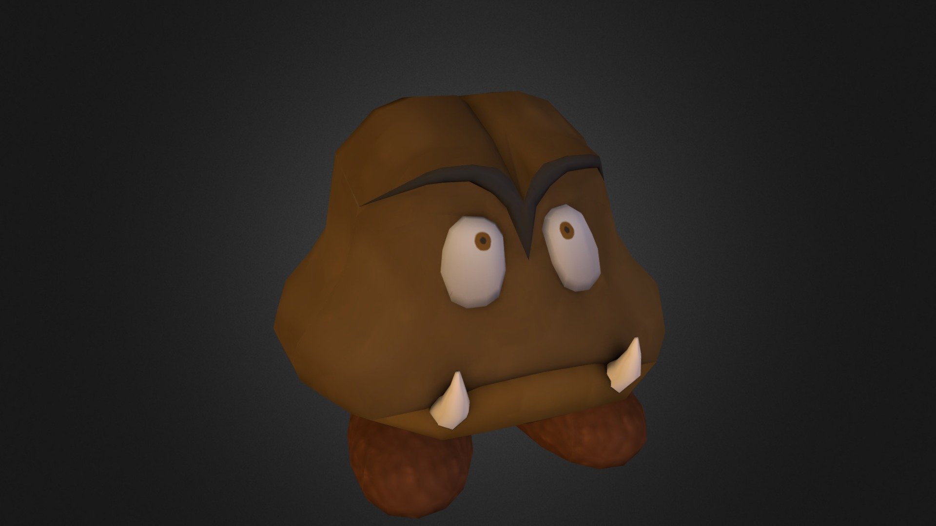 Goomba! - 3D model by Graham (@graham3d) [pk0Ymtb] - Sketchfab