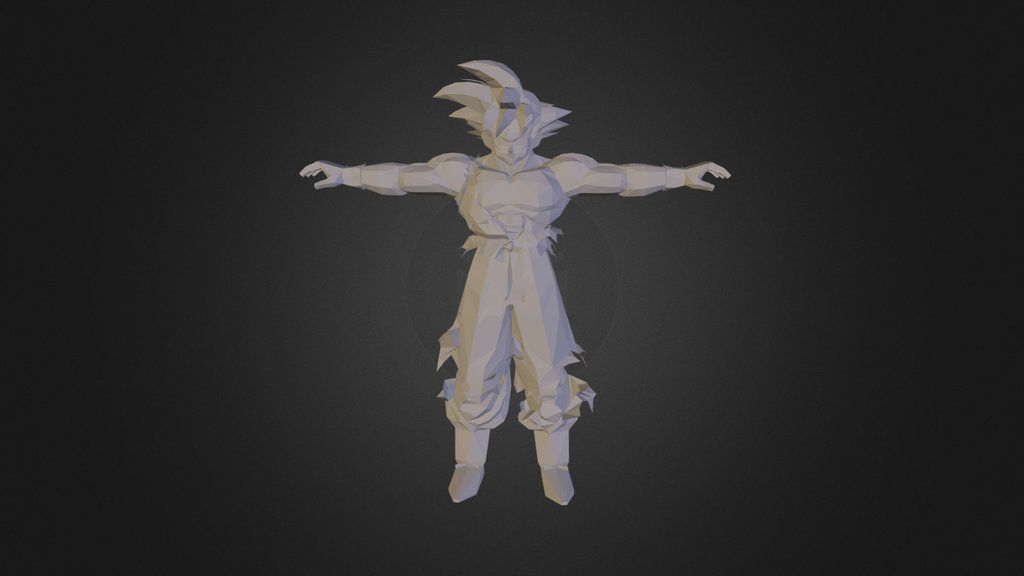 goku branco - A 3D model collection by Fdgdtr4334fc - Sketchfab