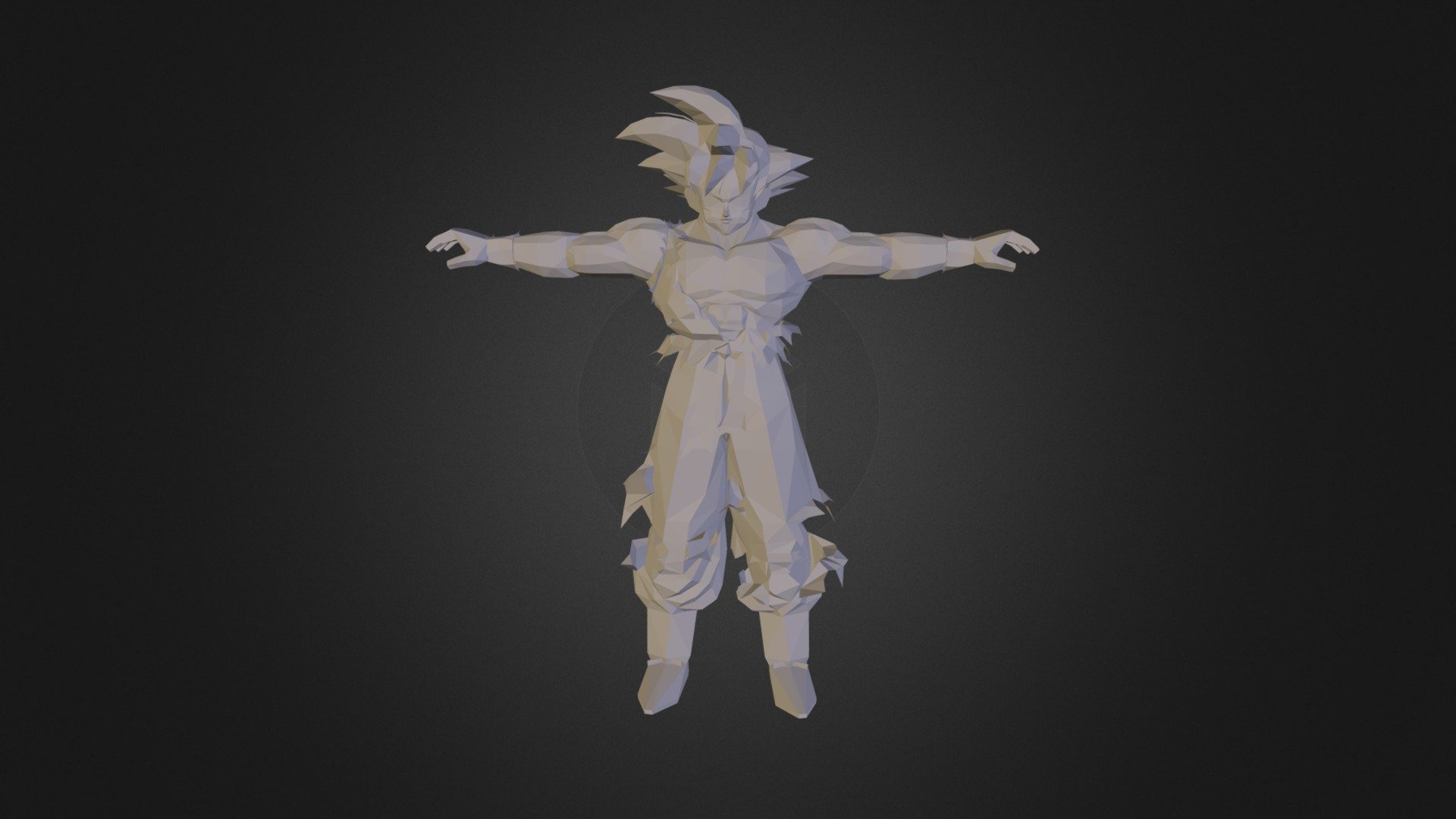 Goku - 3D model by kyza123 [qH2MzgI] - Sketchfab