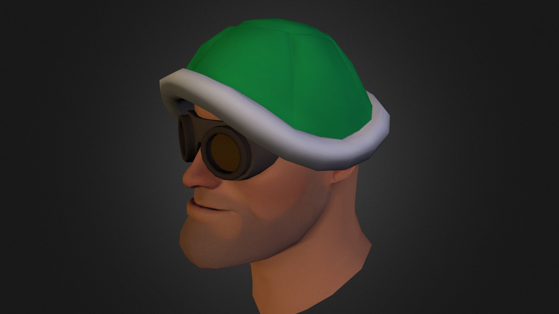 Engineer Turtle Helmet - 3D model by Nicholas Ferrell (@16bit) [qPjHnxf ...