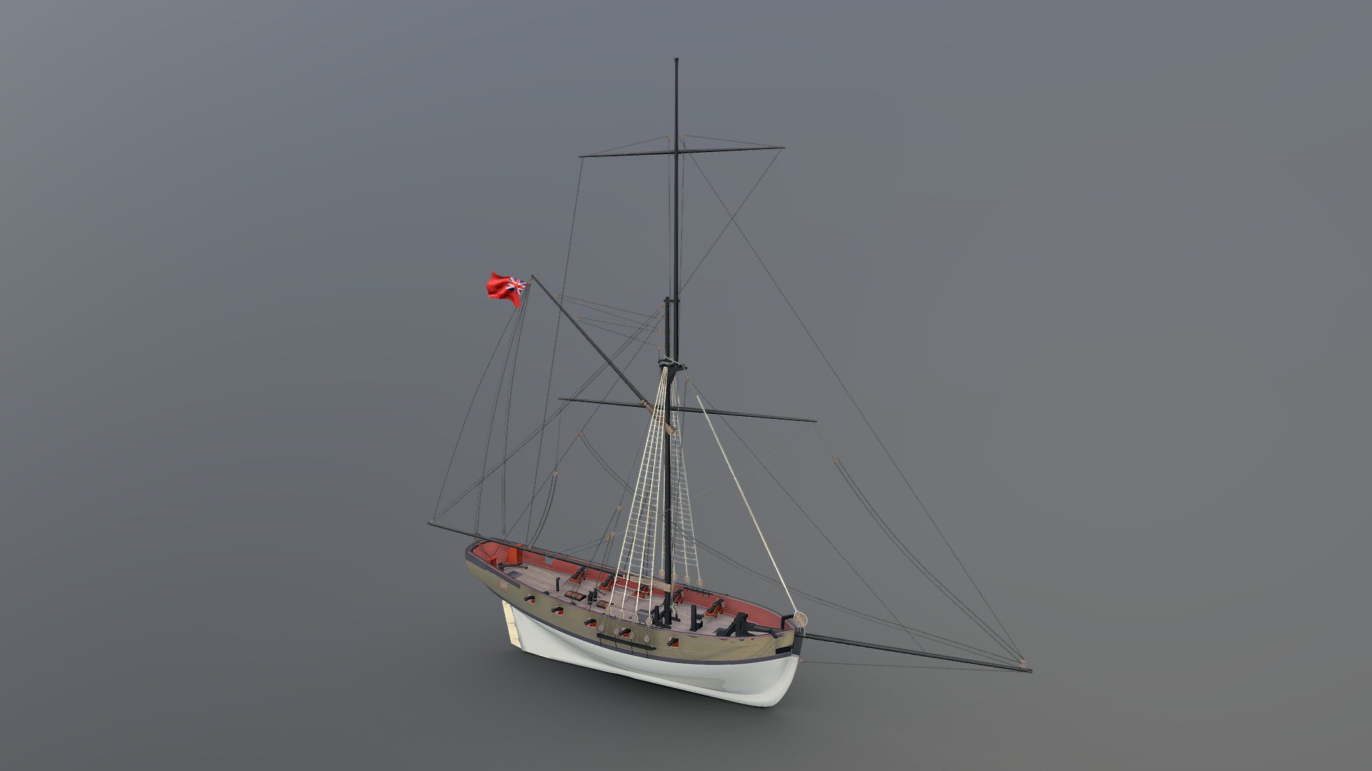 HMS Speedy - 3D model by Radoslaw Kurczewski (@RadoslawKurczewski ...