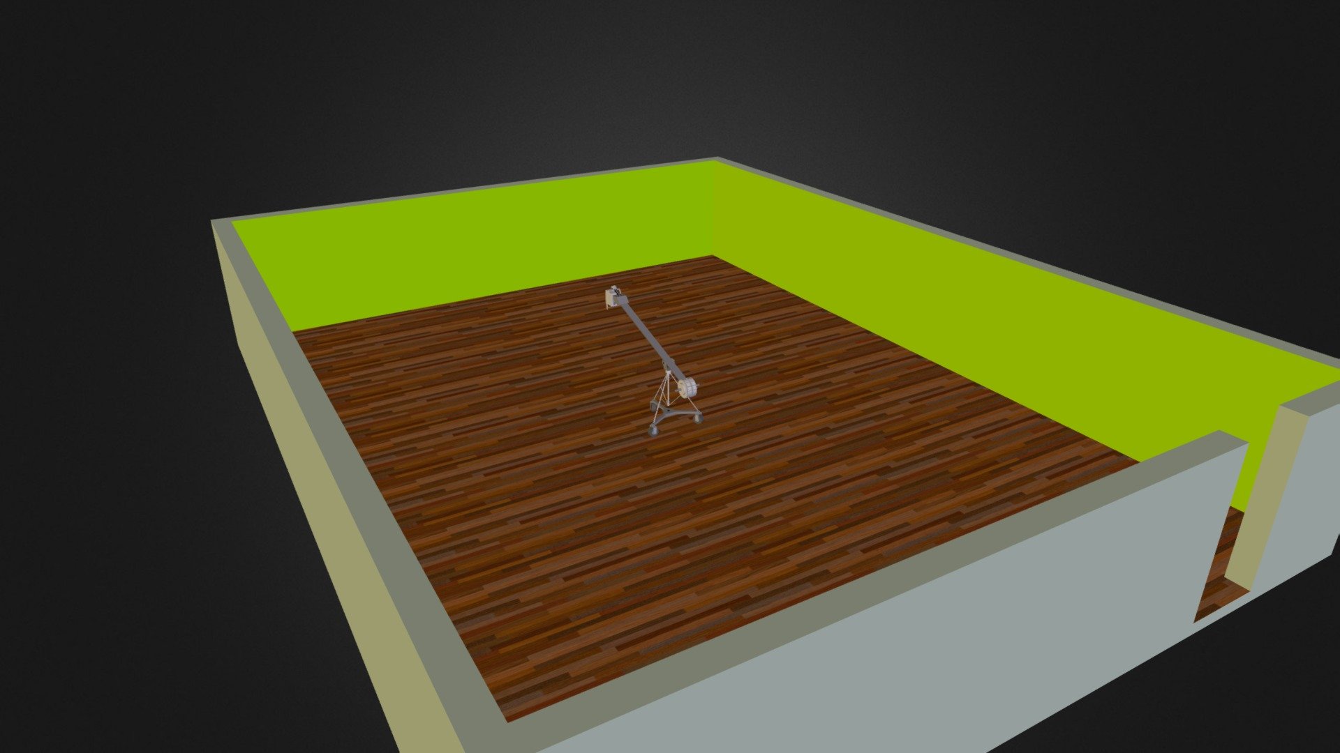 greenscreen room - 3D model by TylerTremblay [r4Dw9JL] - Sketchfab