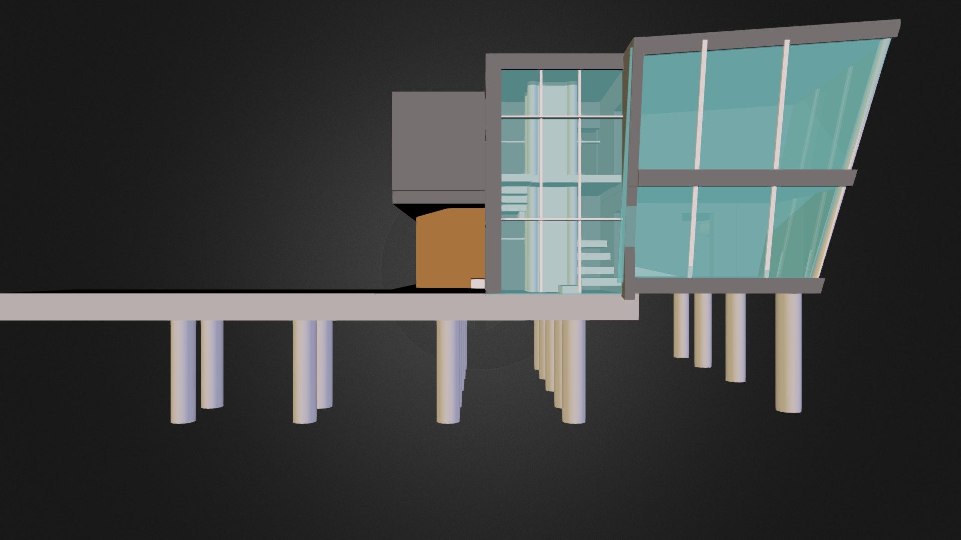 jetty house - 3D model by me [r5ZHL3U] - Sketchfab