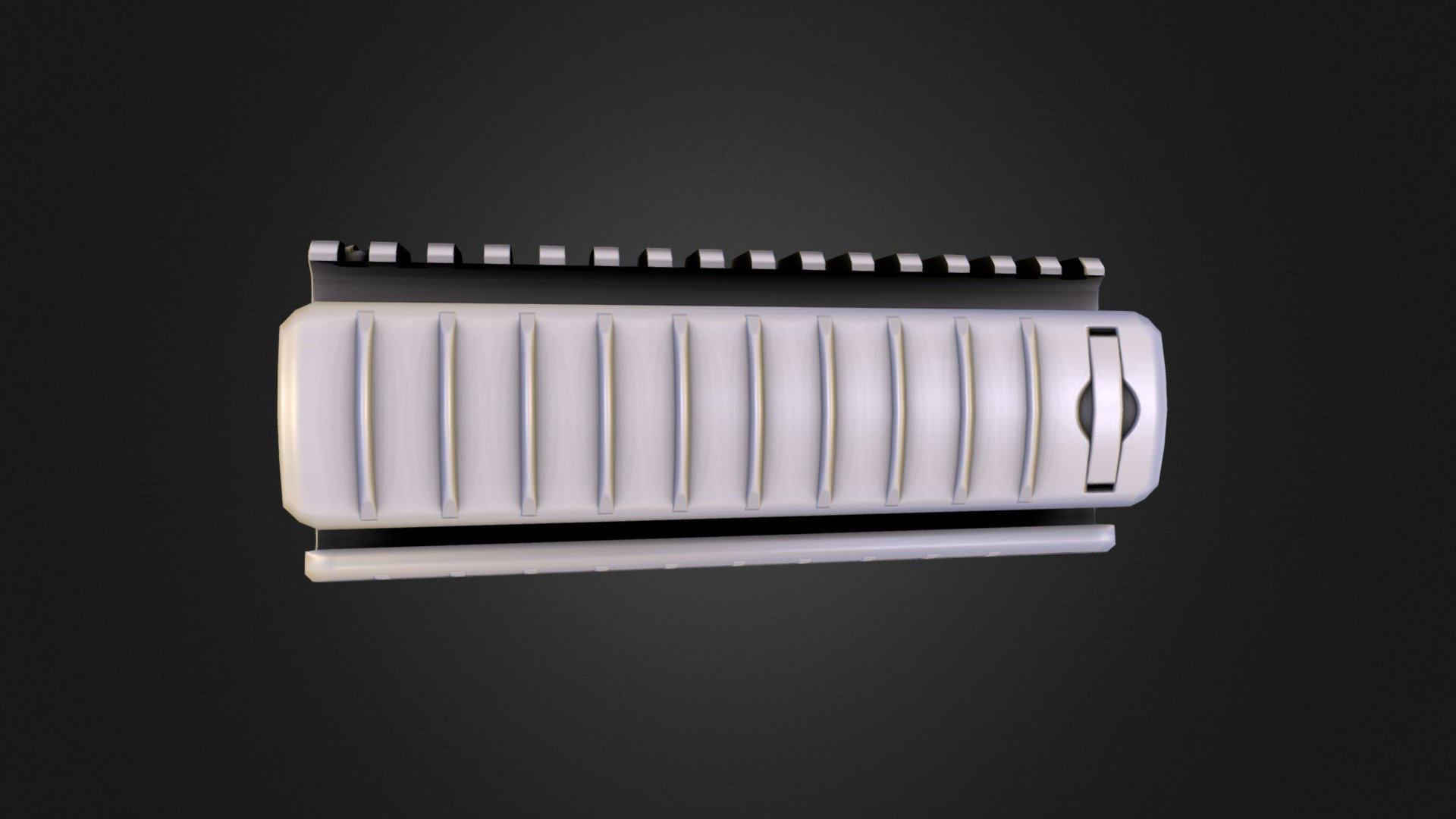 M4 RIS Rails, optimized. - 3D model by Euan Mitchell (@tigg) [rCq6U0q ...