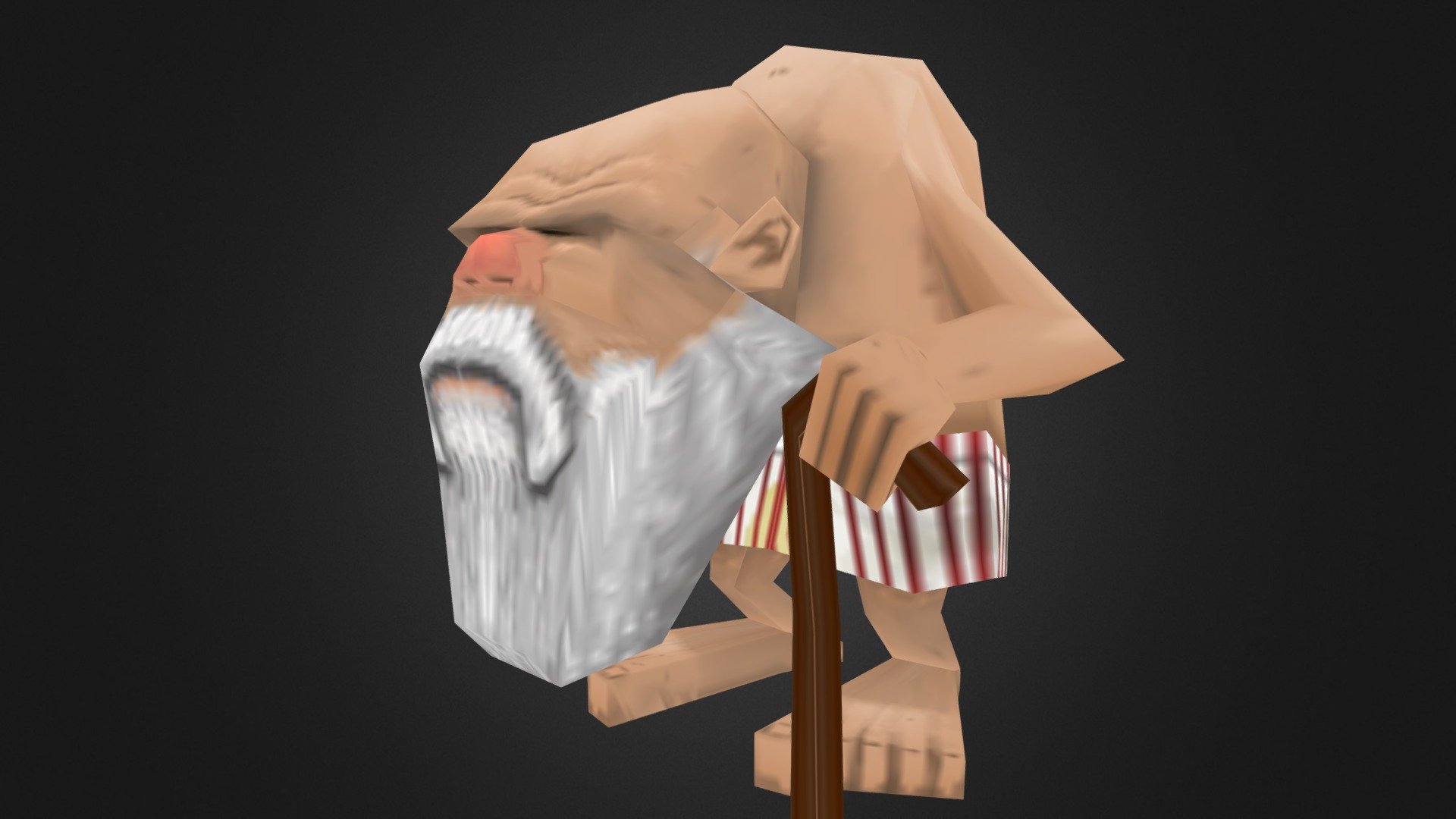TGA - Nils Lind - Senile Santa - 3D model by tga [rY6TBxd] - Sketchfab