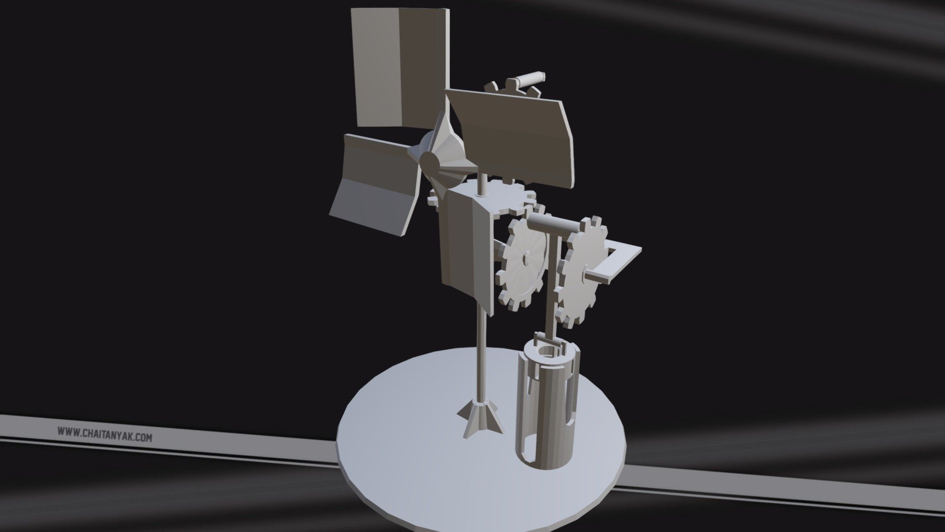 Wind powered piston - Download Free 3D model by Chaitanya Krishnan ...