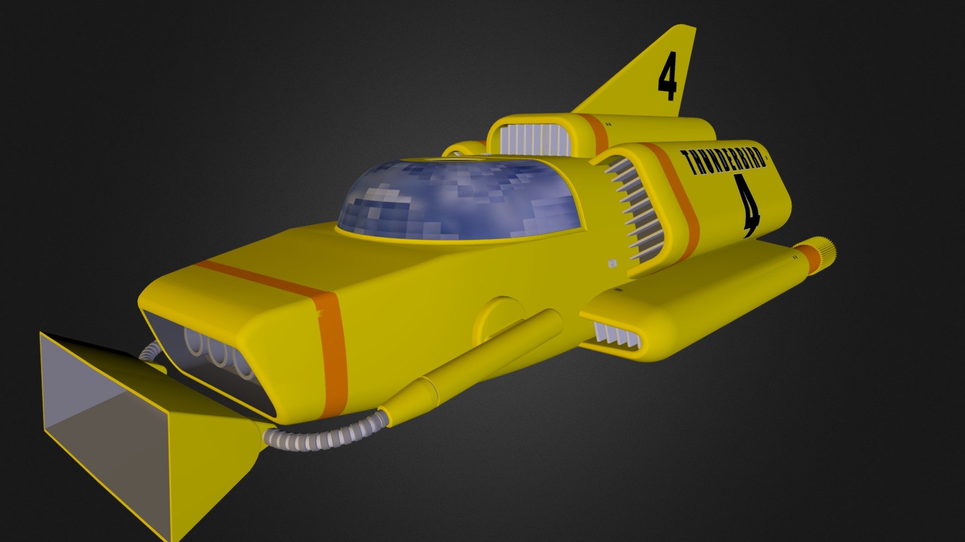 Thunderbird 4 - 3D model by COSEDIMARCO [rqkFNmi] - Sketchfab