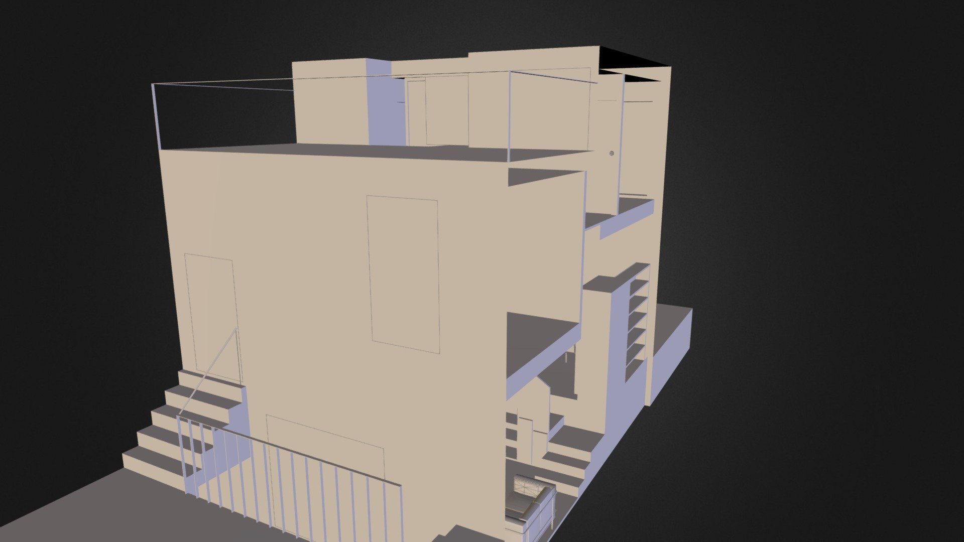 conover cottage - 3D model by hva [rxZvE9h] - Sketchfab