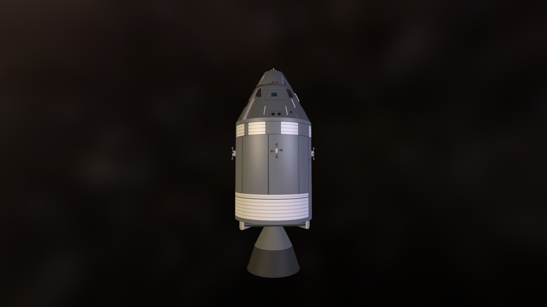 Command Service Module - 3D model by Razorcane (@MitchellGentry ...