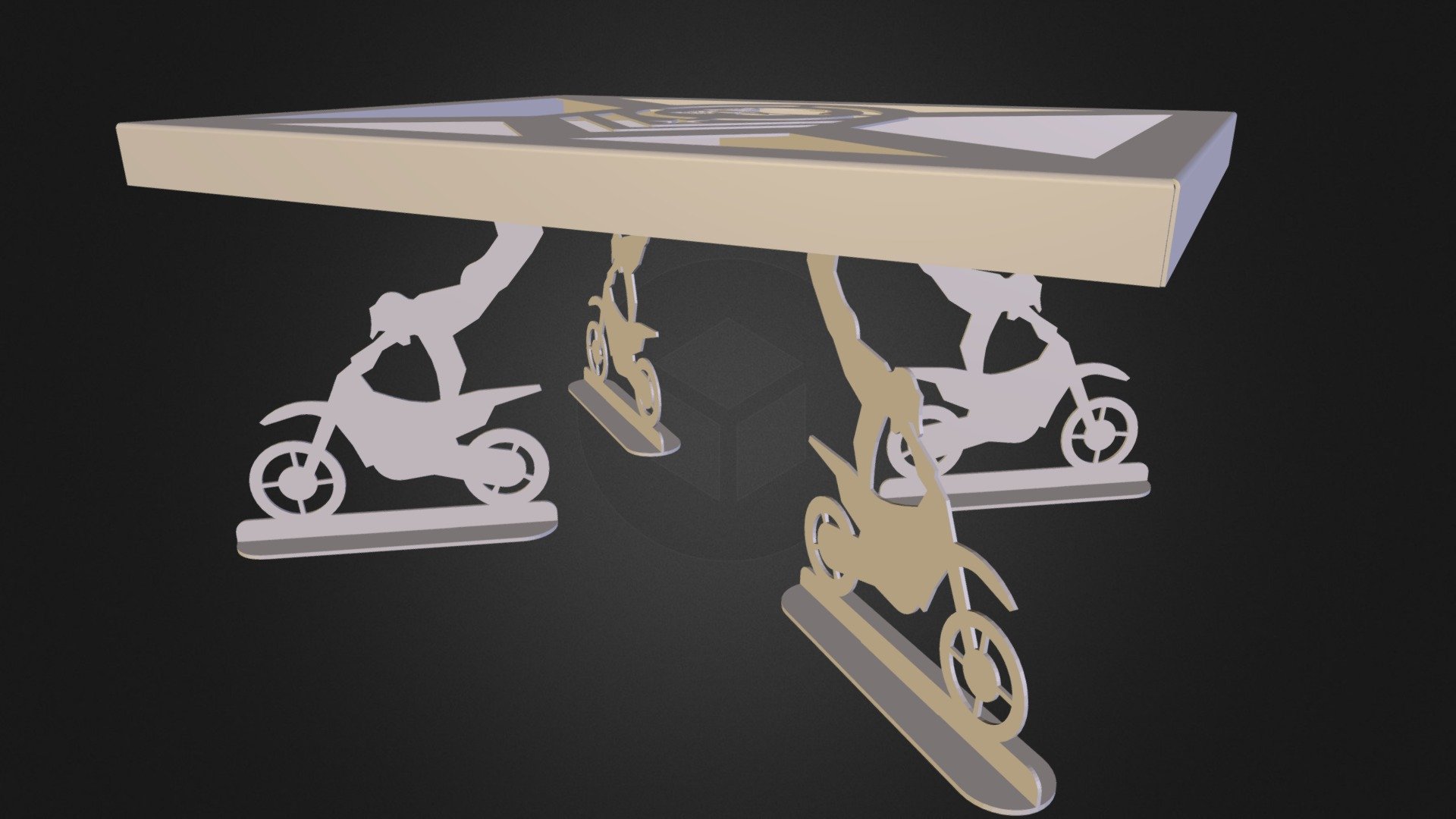 Motocross Table.STL - 3D model by joelimon [sBghupl] - Sketchfab
