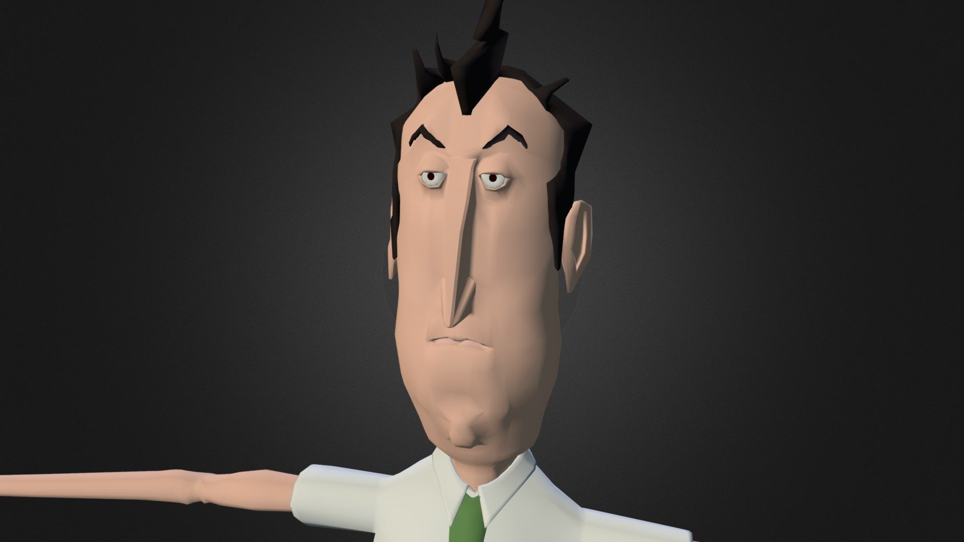 Mr Bad Humour - 3D model by Bruno Gonçalves (@bgvisuals) [sGhXiAr ...