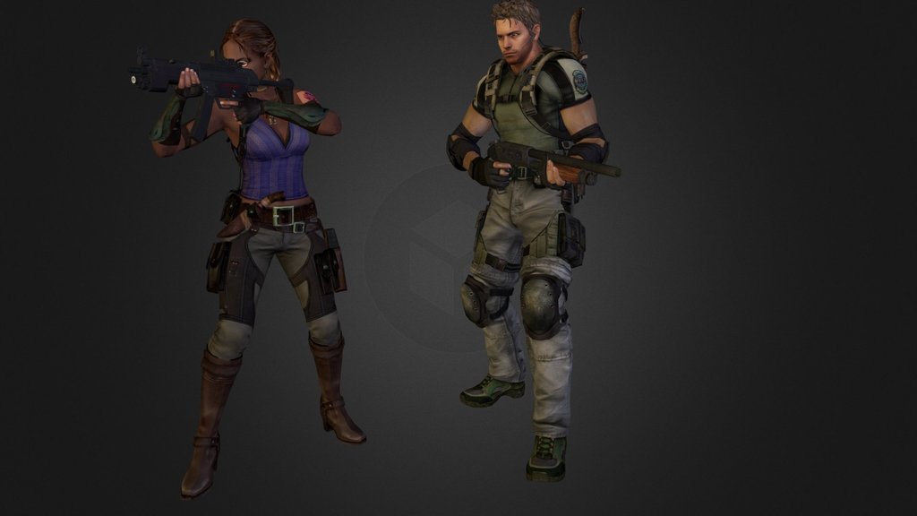 Resident Evil 5 - A 3D model collection by sharkiealami - Sketchfab