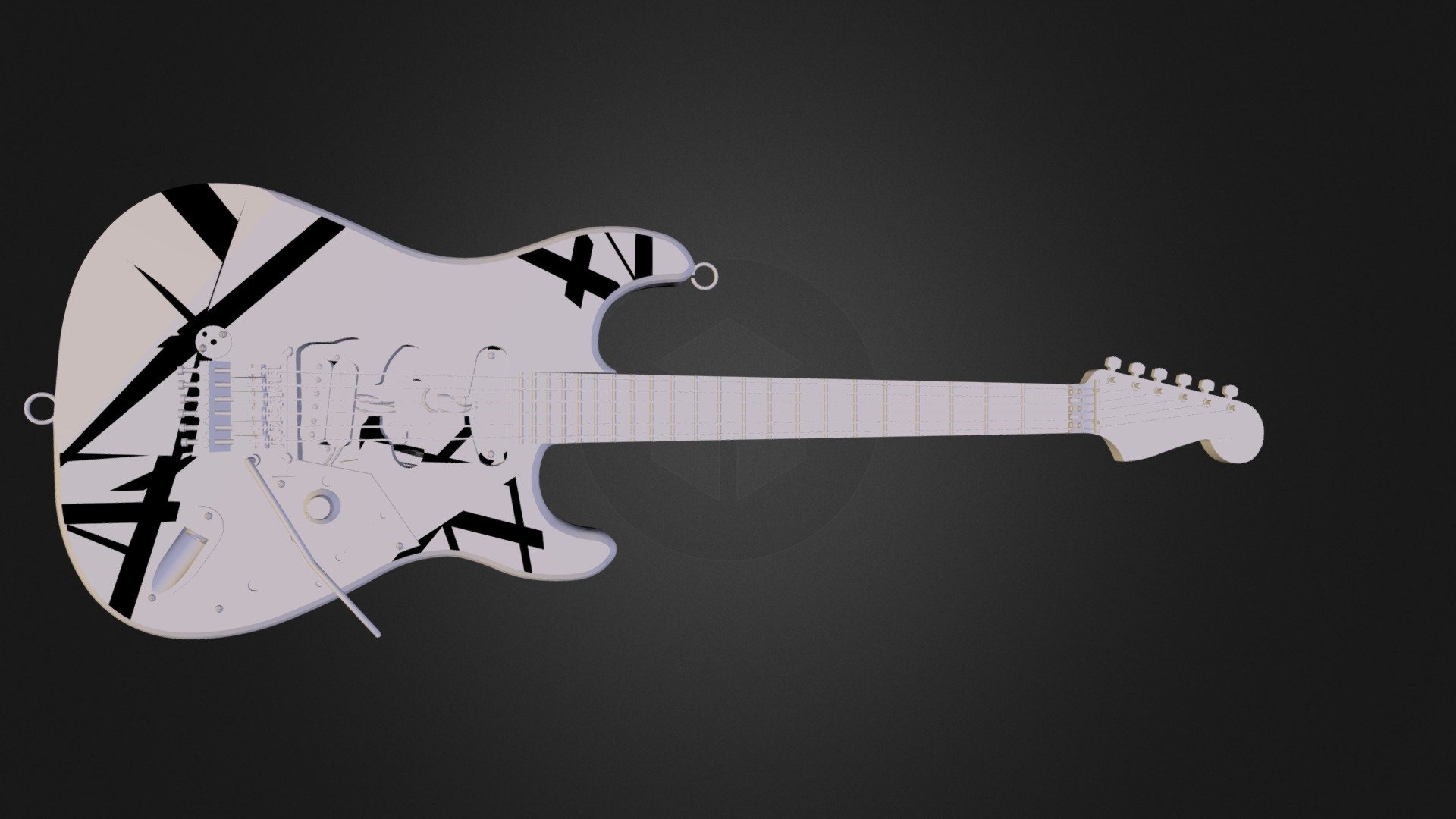 EVH_Frankenstein.obj - 3D model by mgsdesigns [sMHisoN] - Sketchfab