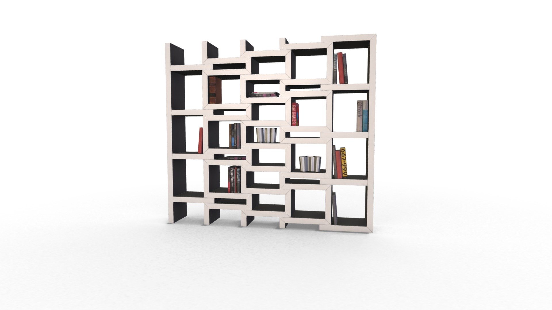 Reinier de Jong REK Bookcase - 3D model by Klaas Nienhuis ...