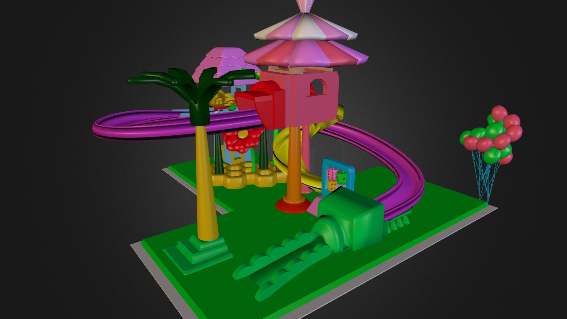 game_center - 3D model by EthanLuo [sa29SrD] - Sketchfab