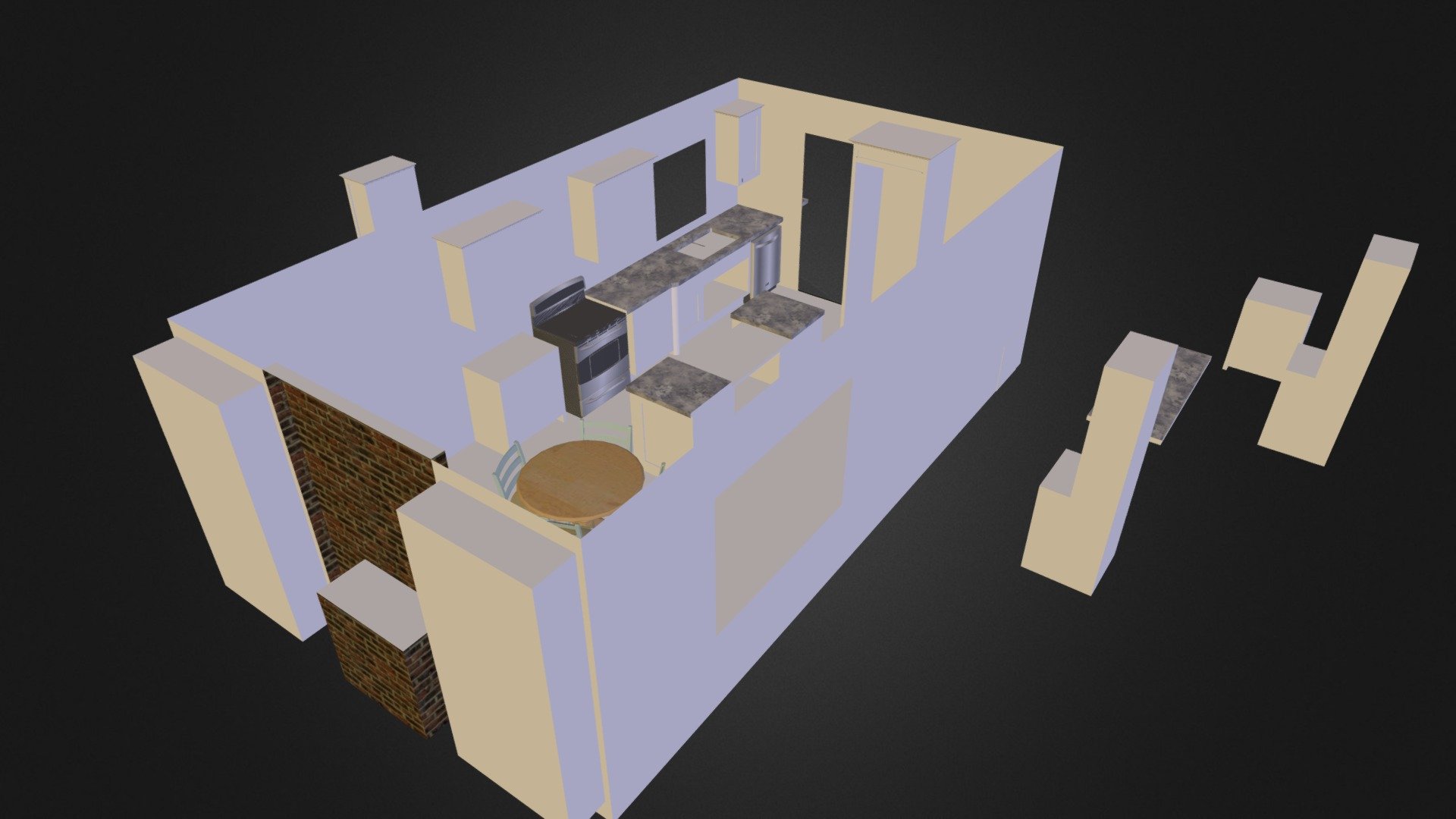 11 pond kitchen plan A - 3D model by John Kuszpa (@MC-INC) [tE9iKZU ...