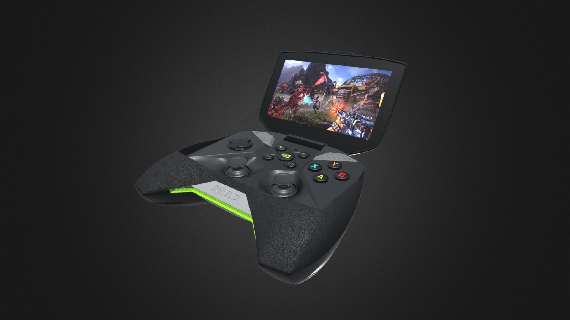 Nvidia Shield - 3D model by Virtual Studio (@virtualstudio) [tX9IMam ...