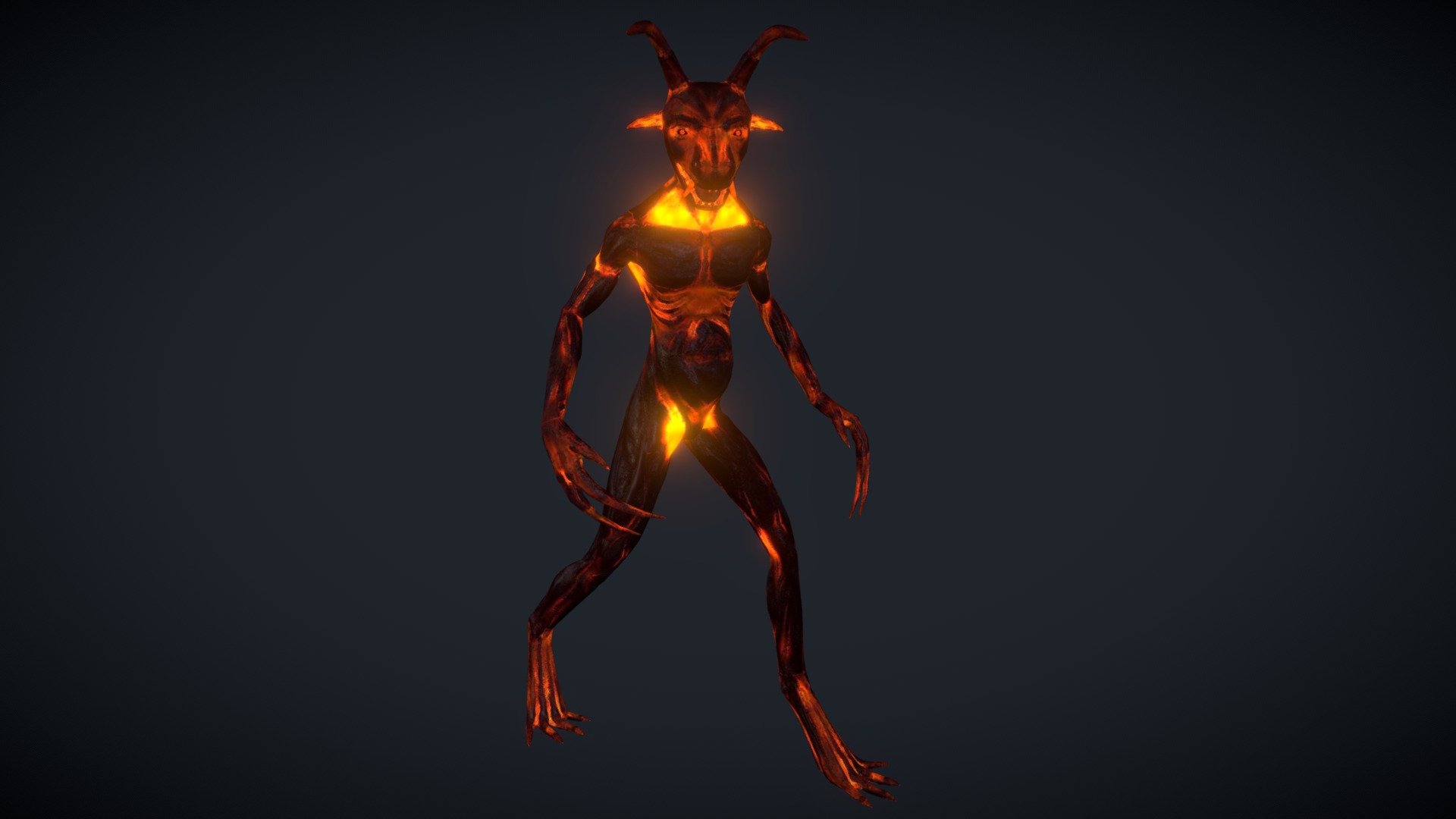 Devil lowpoly - 3D model by Deivede Tibola (@deivedetibola) [tmasczQ ...
