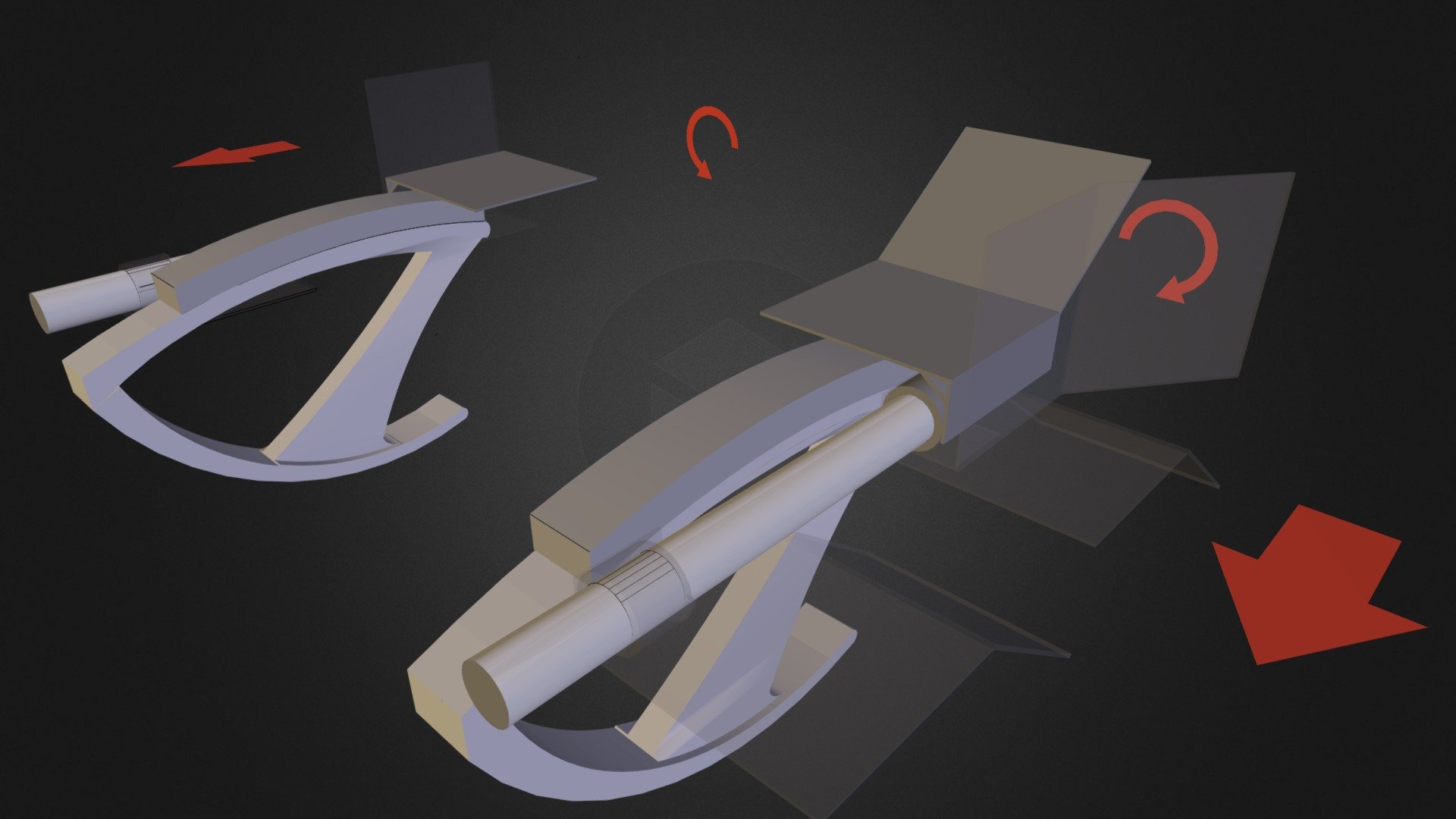 Split Keyboard Mount Movement Demo (Mounted) - 3D model by JohnOnymous ...