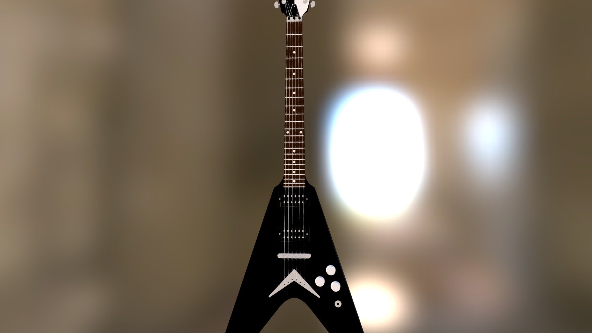 Dean Flying V - 3D model by XxUsaTrancexX [uWnHe6n] - Sketchfab
