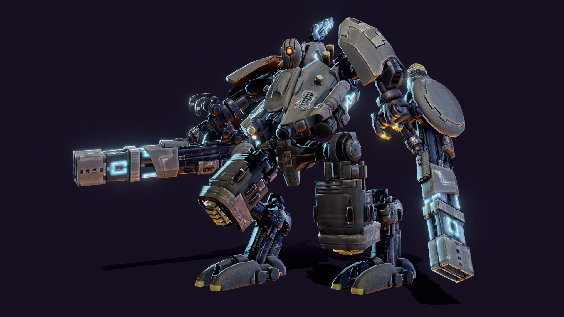 Robo_OBJ_pose4 - Download Free 3D model by Artem Shupa-Dubrova (@fxtema ...