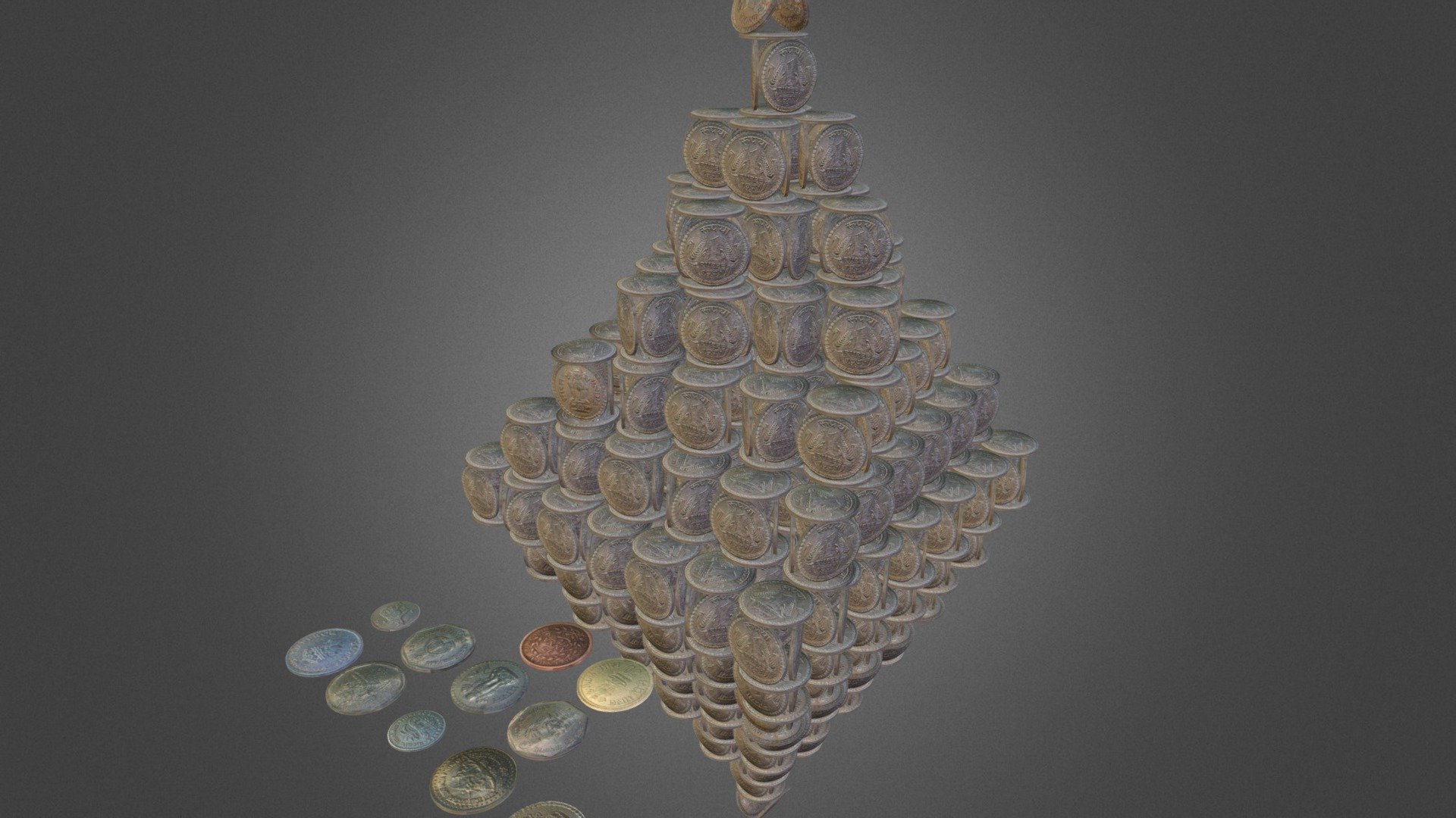 coin structure - 3D model by Chaitanya Krishnan (@chaitanyak) [udaM5u4 ...
