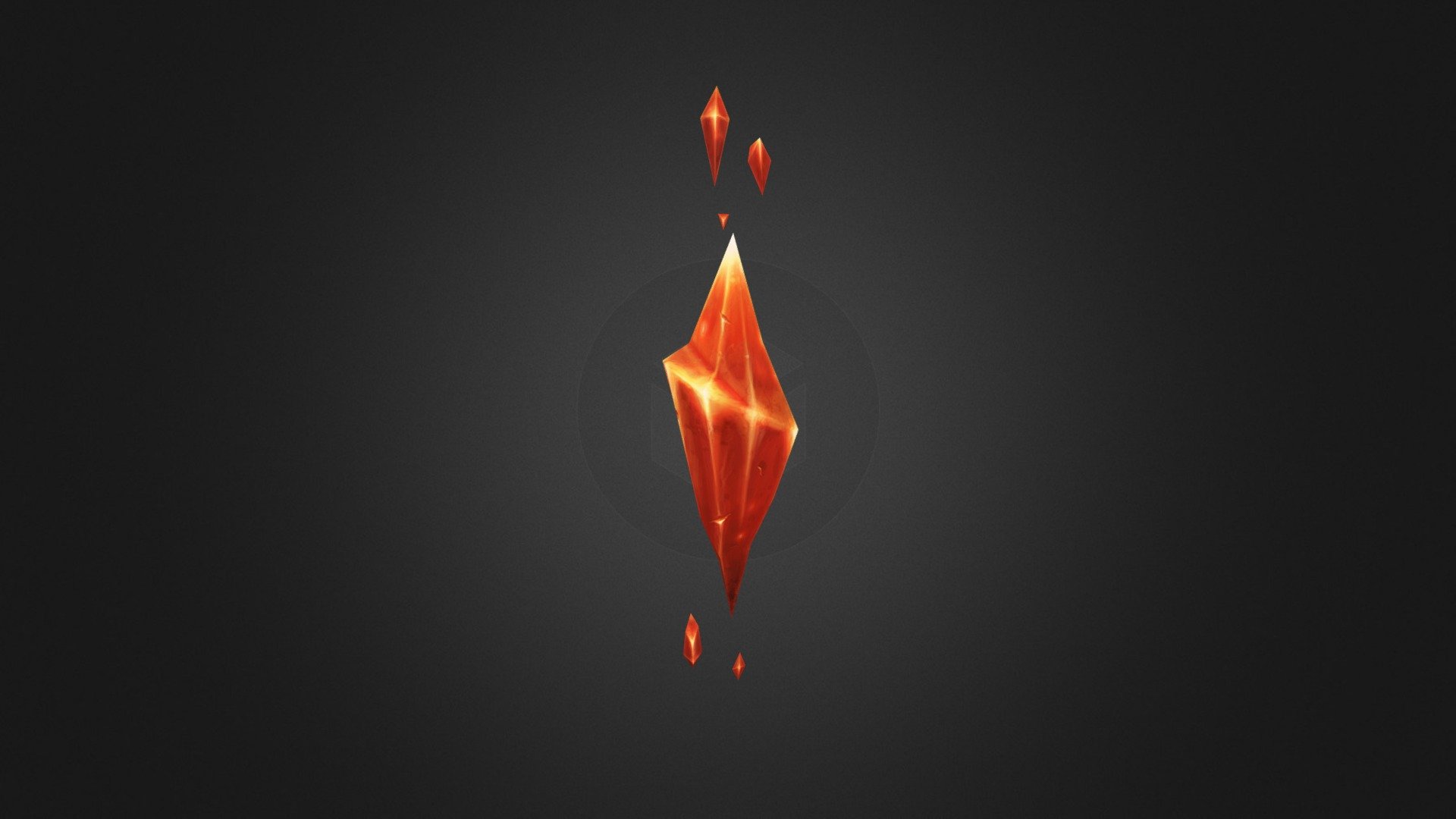 Floating Crystals - 3D model by andyh [uw5FLs2] - Sketchfab