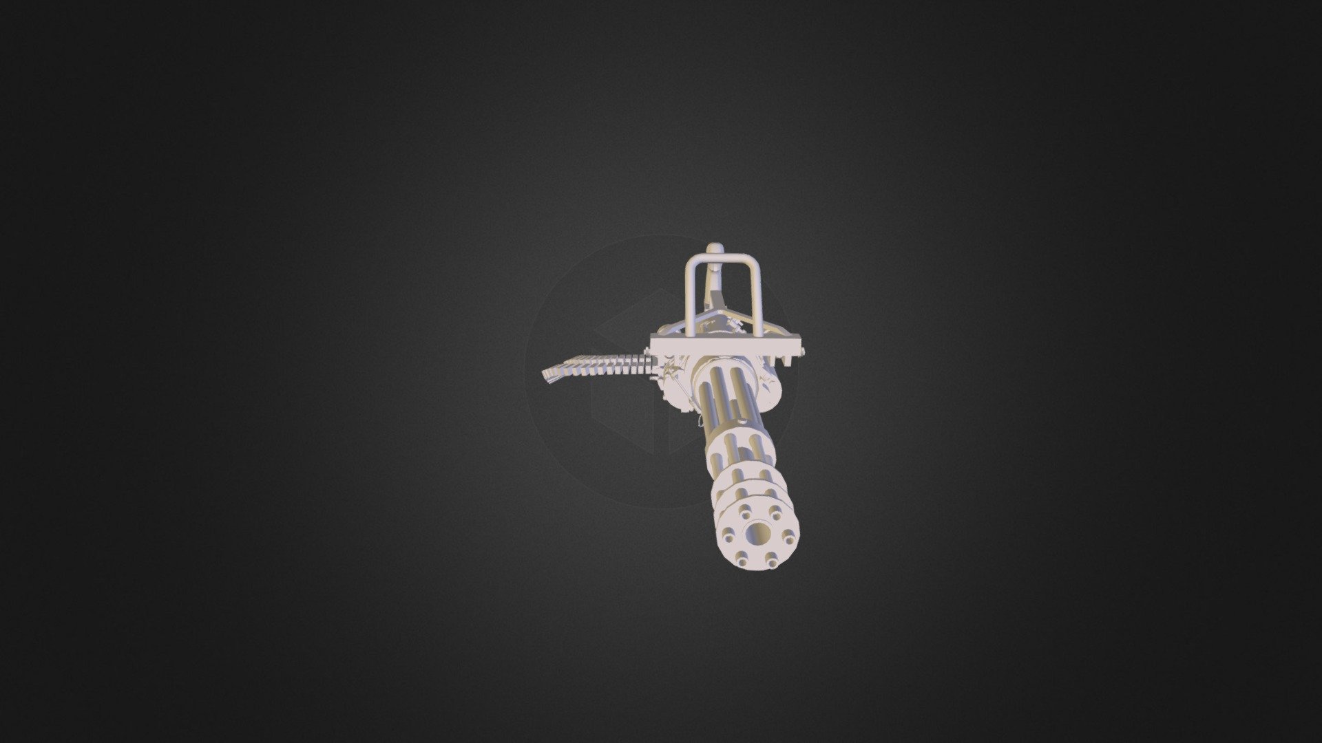 M134 Minigun - 3D model by MateuszGalka [uxho8GS] - Sketchfab